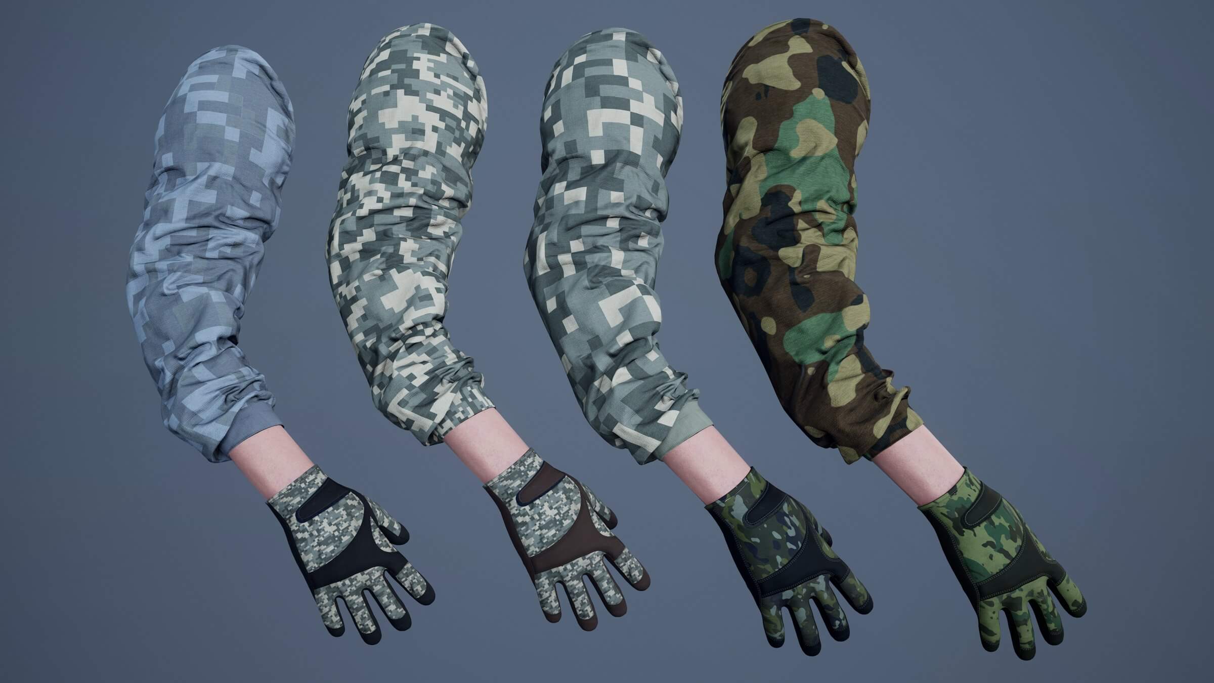 FPS First Person Arms - 03 3D Model by Davlet