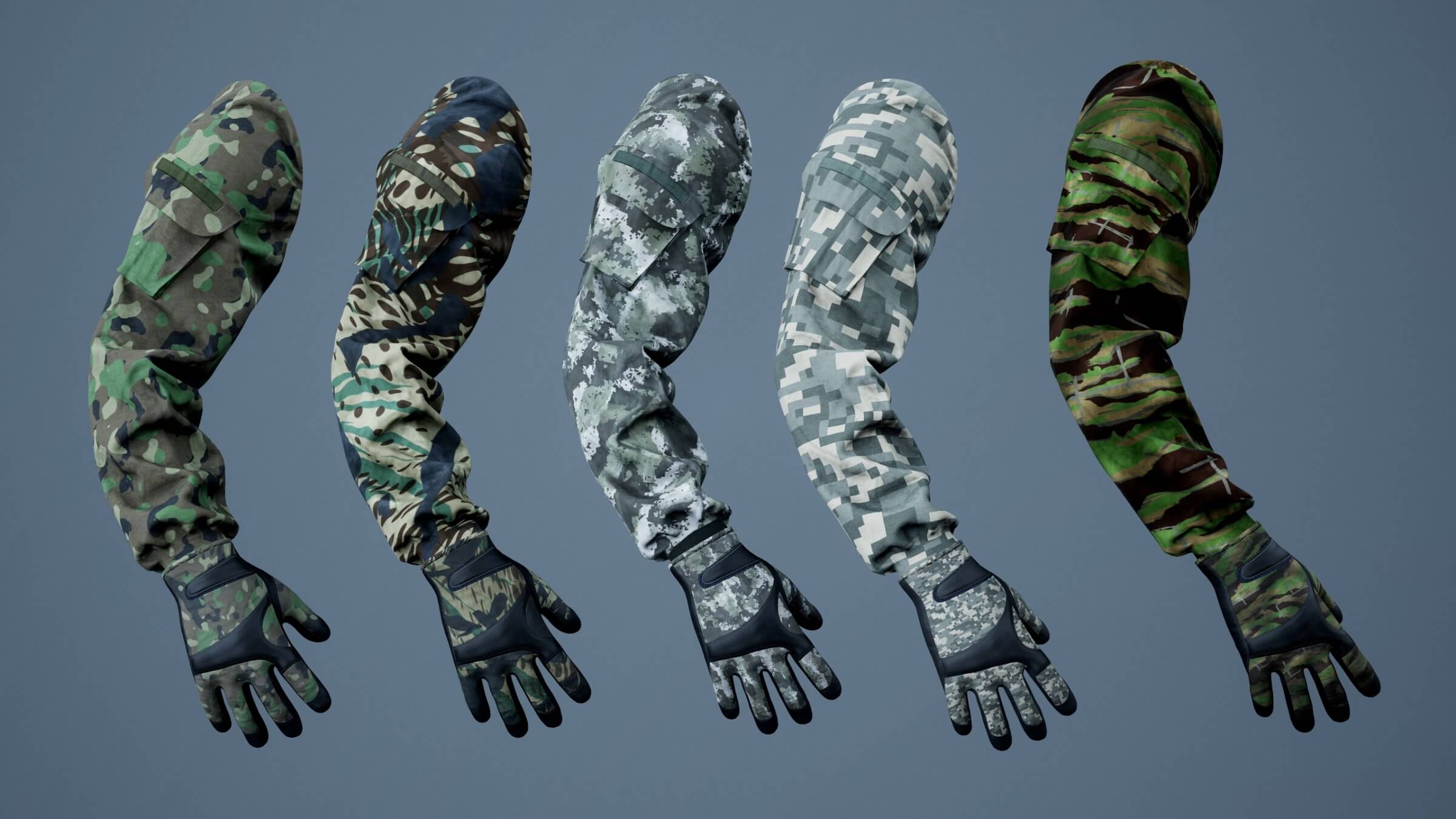 FPS First Person Arms - 04 3D Model by Davlet