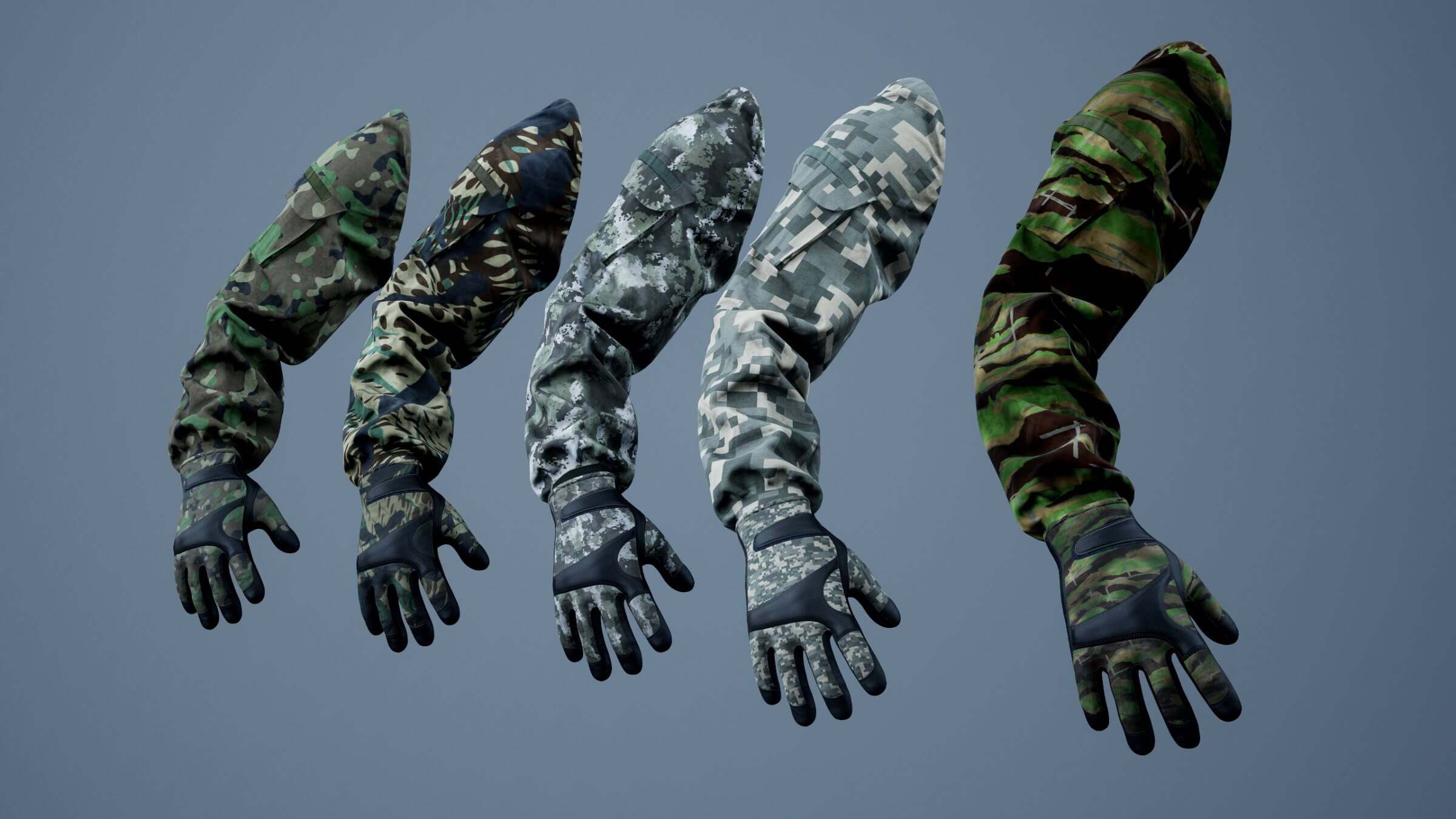FPS First Person Arms - 04 3D Model by Davlet