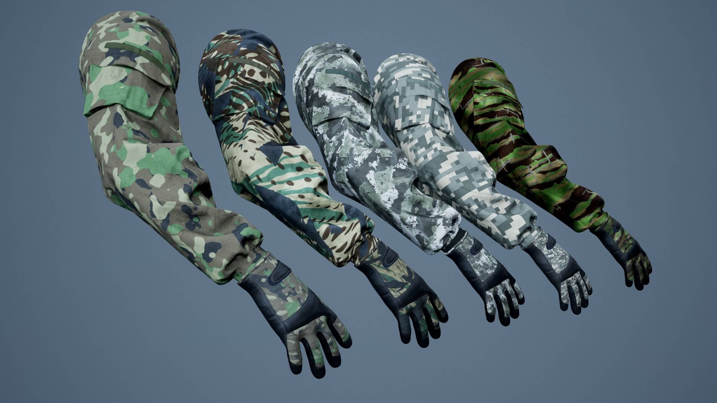 FPS First Person Arms - 04 3D Model by Davlet