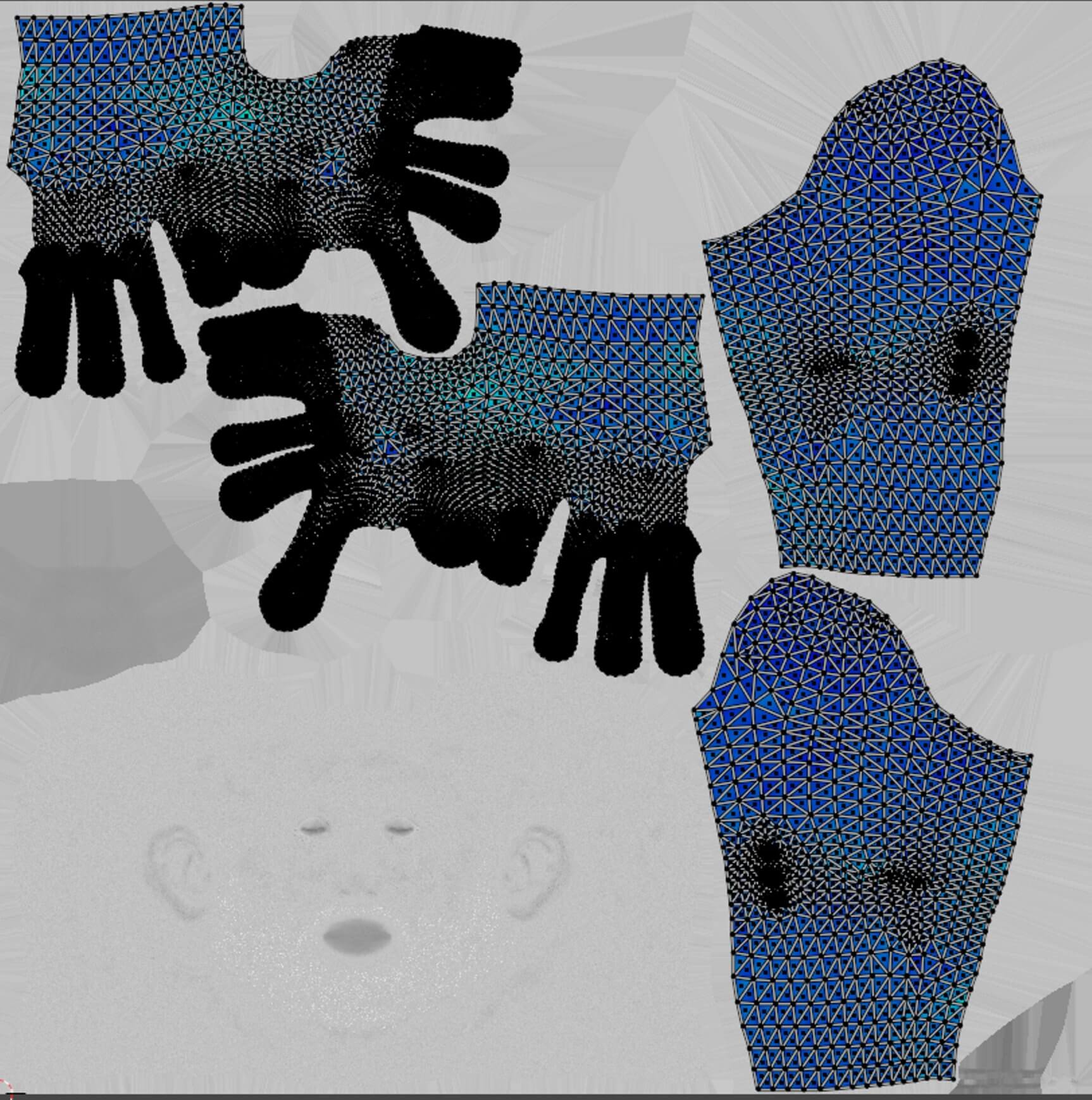 FPS First Person Arms - 04 3D Model by Davlet