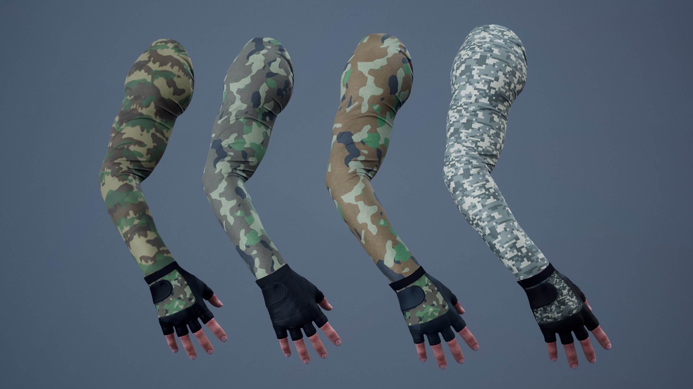 FPS First Person Arms - 01 3D Model by Davlet