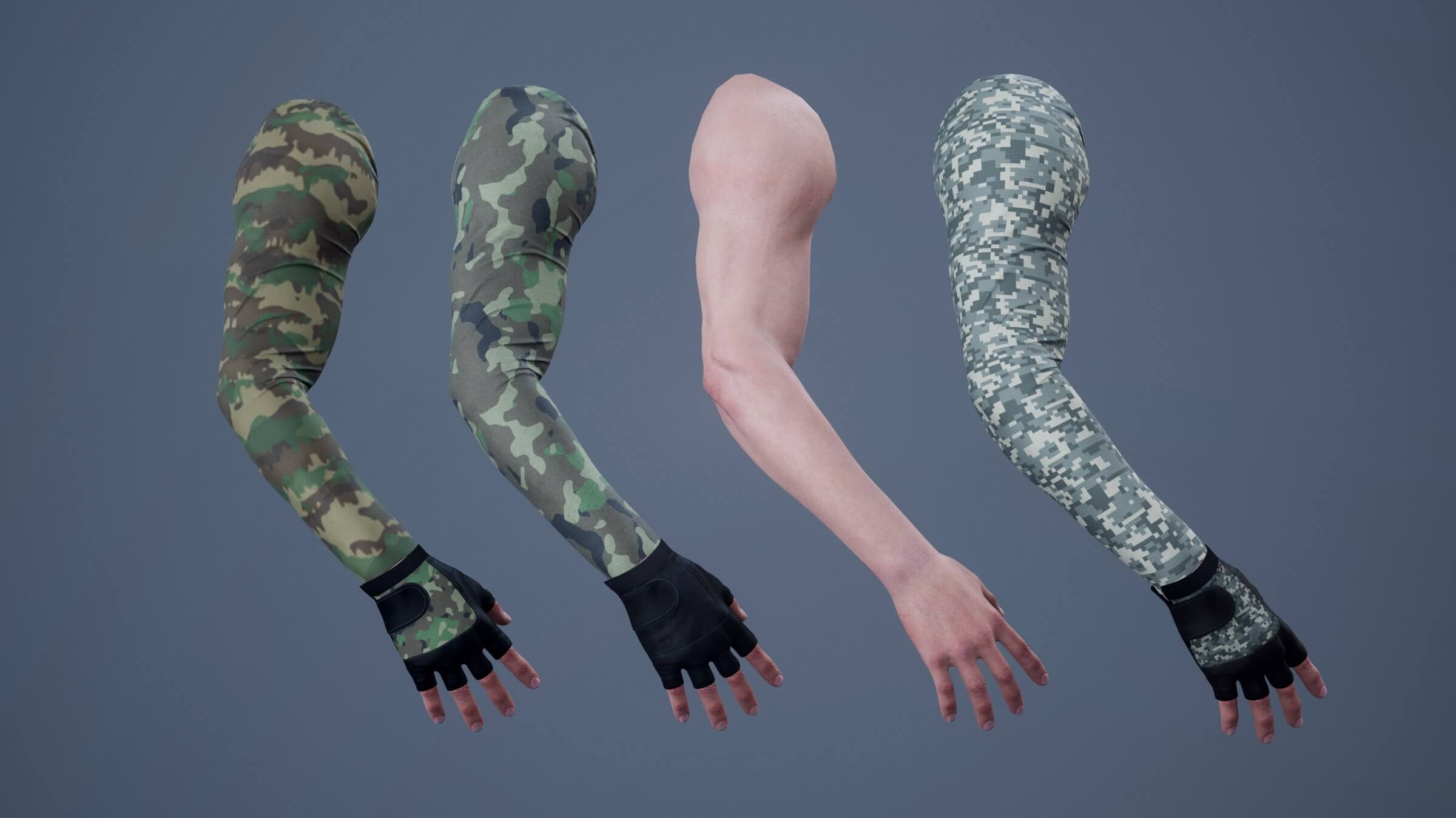 FPS First Person Arms - 01 3D Model by Davlet