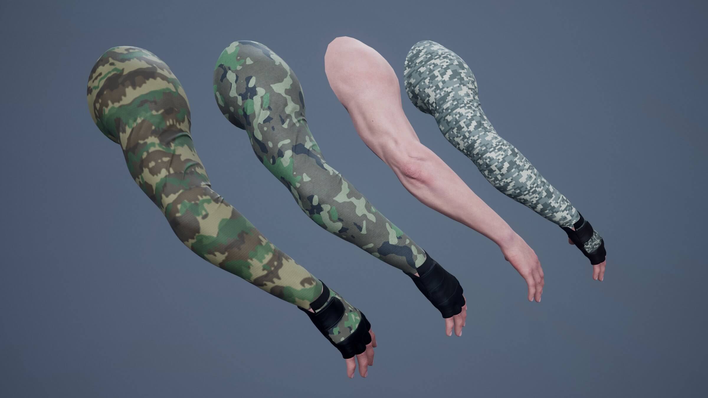 FPS First Person Arms - 01 3D Model by Davlet