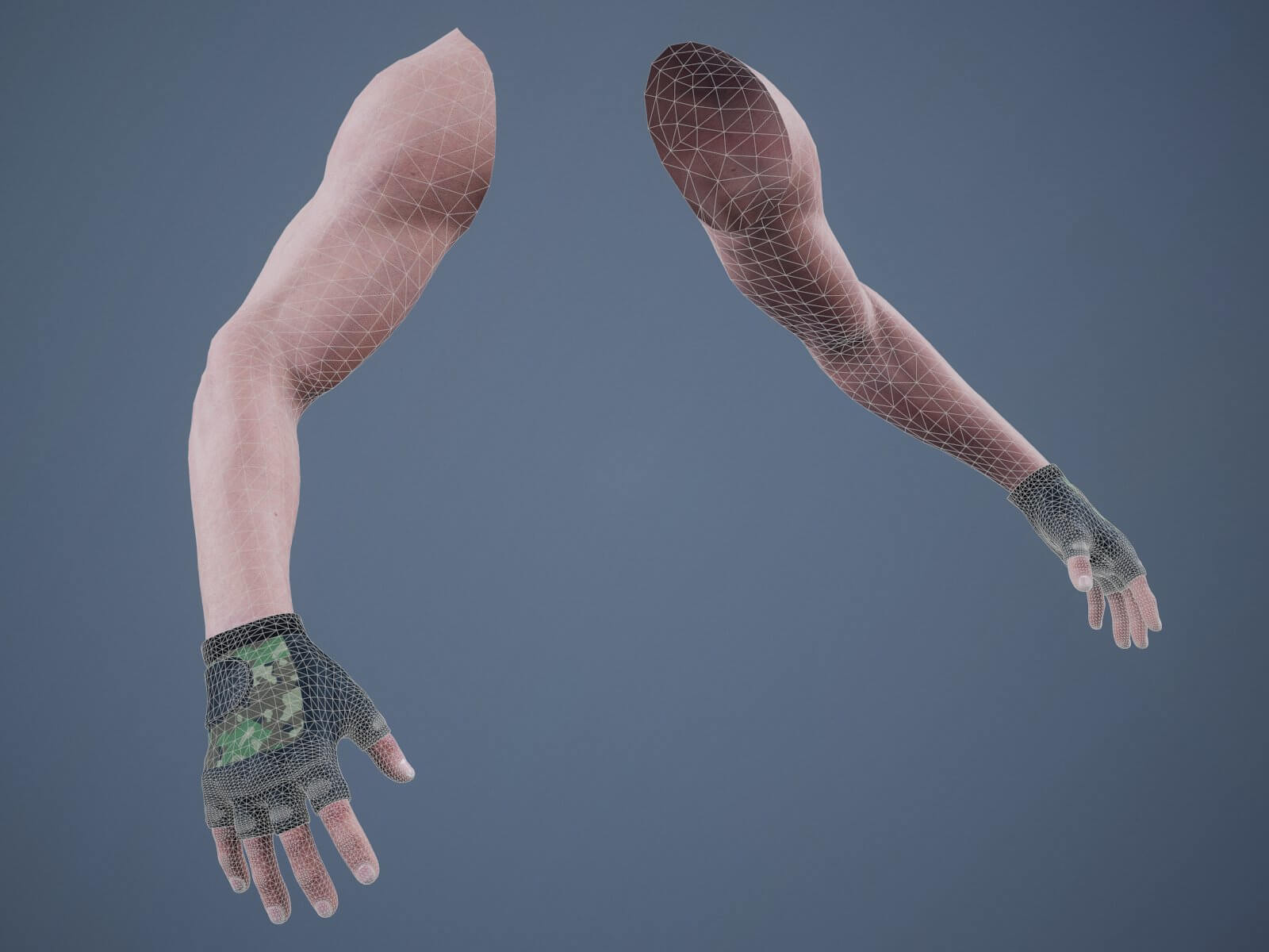 FPS First Person Arms - 01 3D Model by Davlet