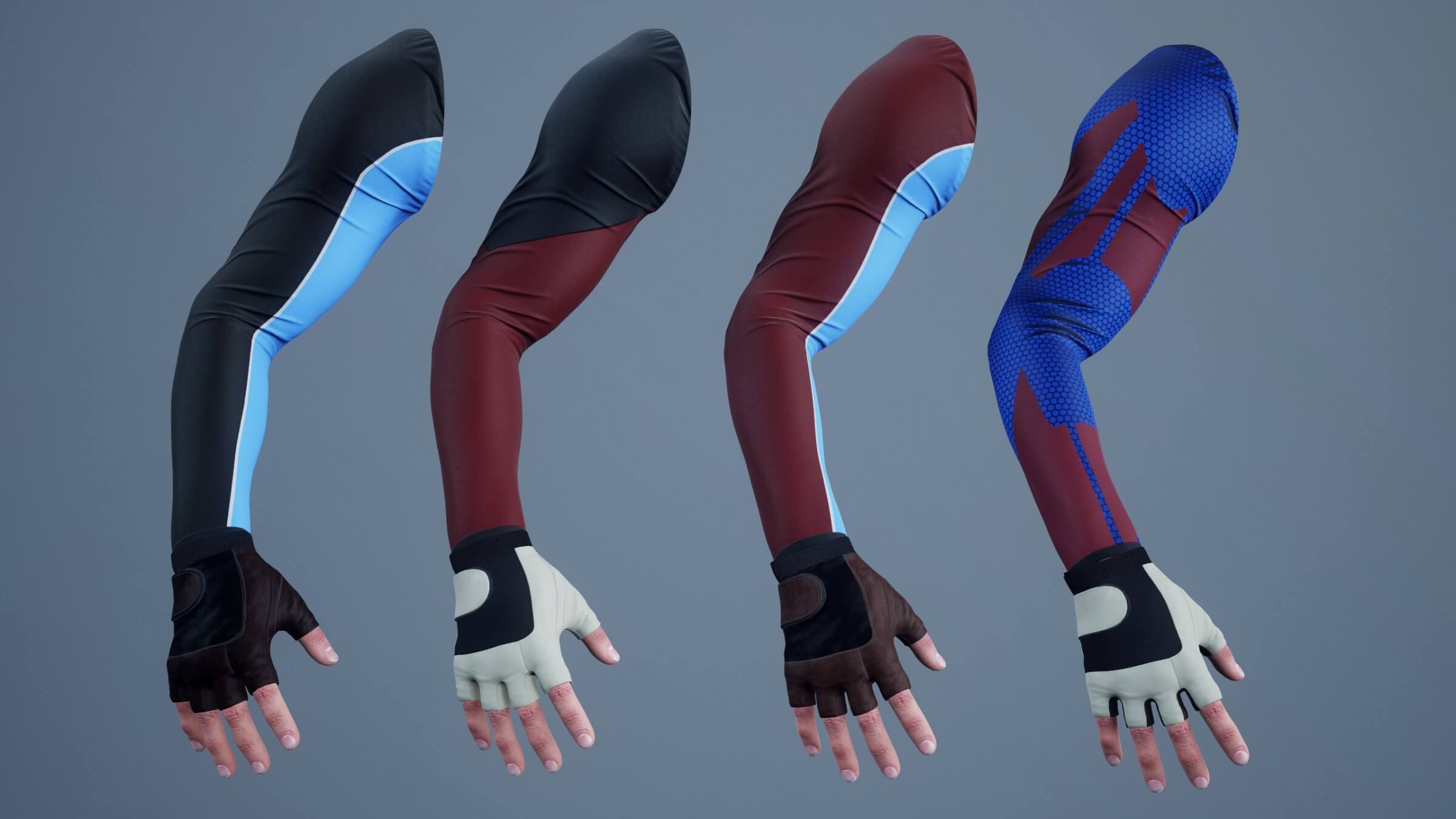 FPS First Person Arms - 02 3D Model by Davlet