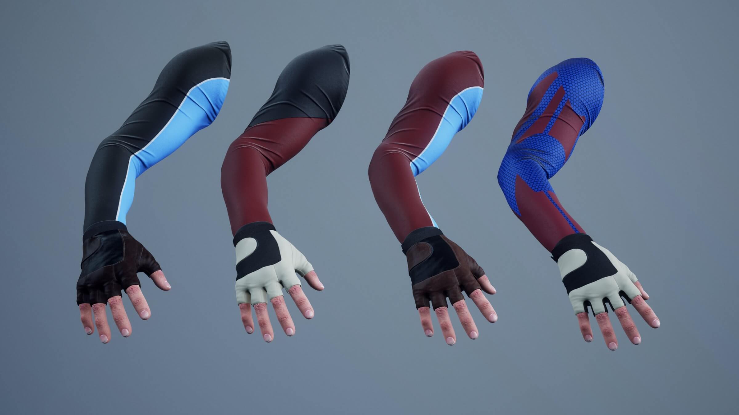 FPS First Person Arms - 02 3D Model by Davlet