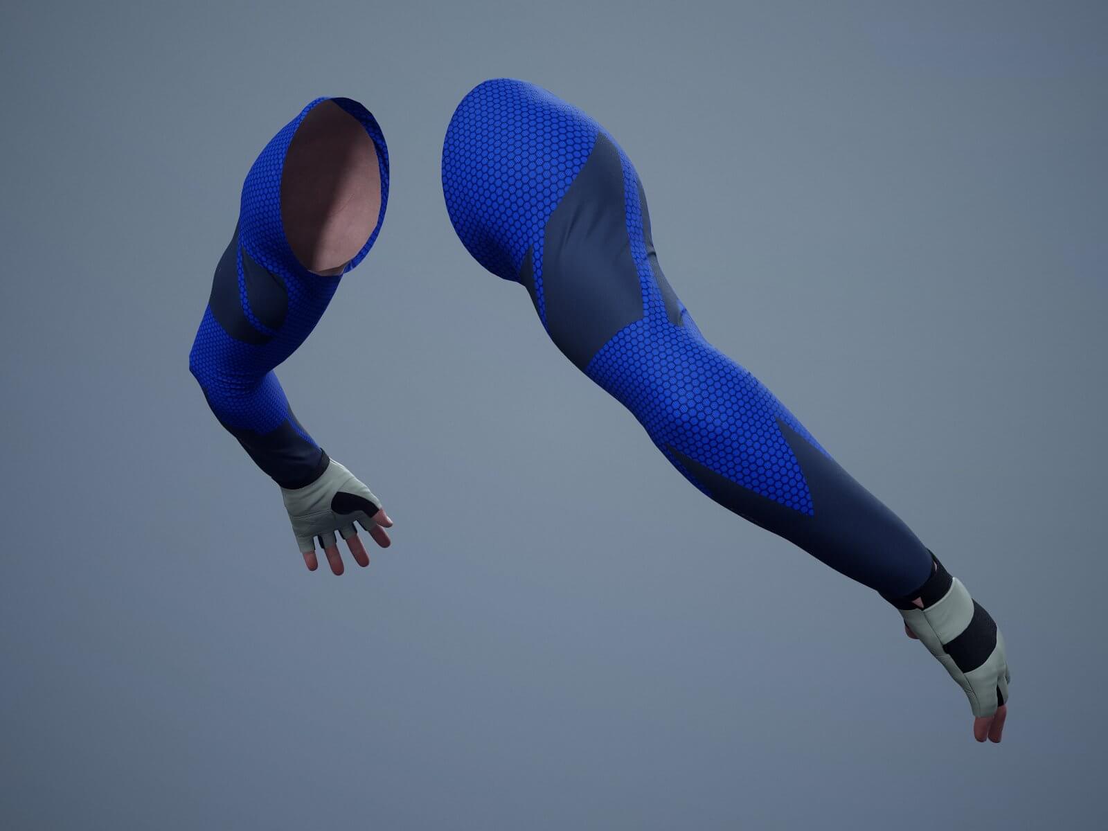 FPS First Person Arms - 02 3D Model by Davlet