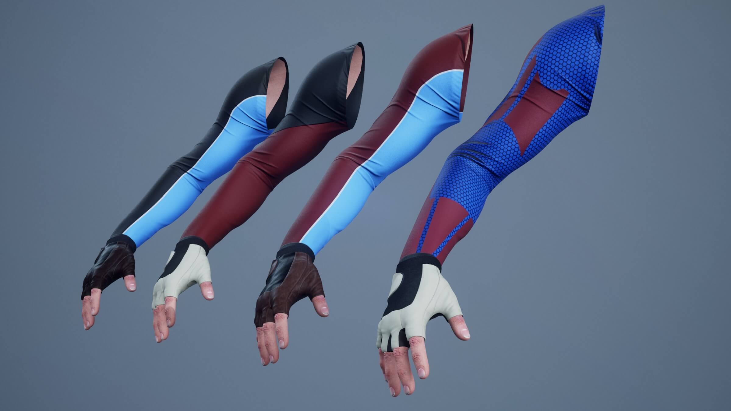 FPS First Person Arms - 02 3D Model by Davlet