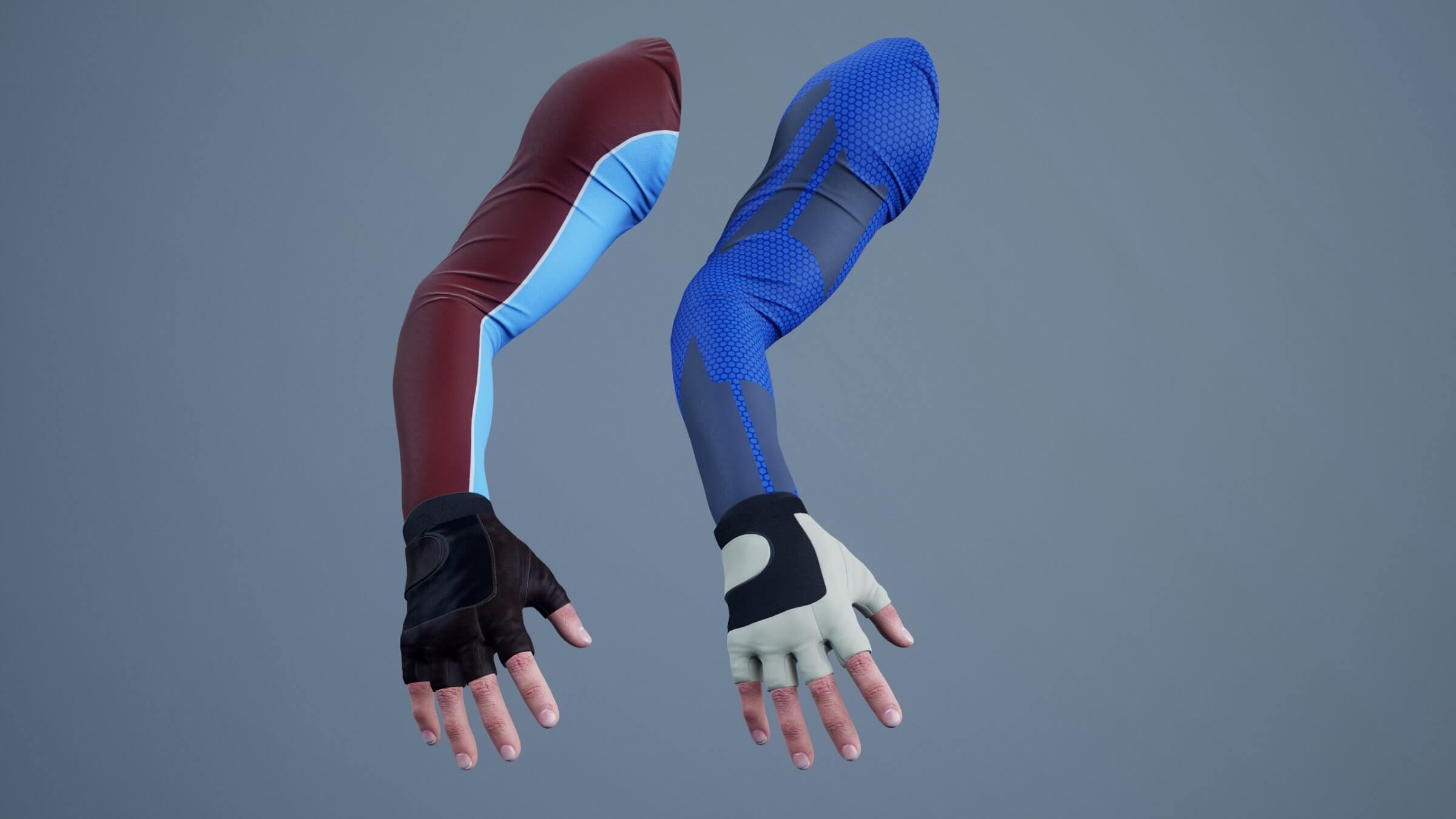 FPS First Person Arms - 02 3D Model by Davlet