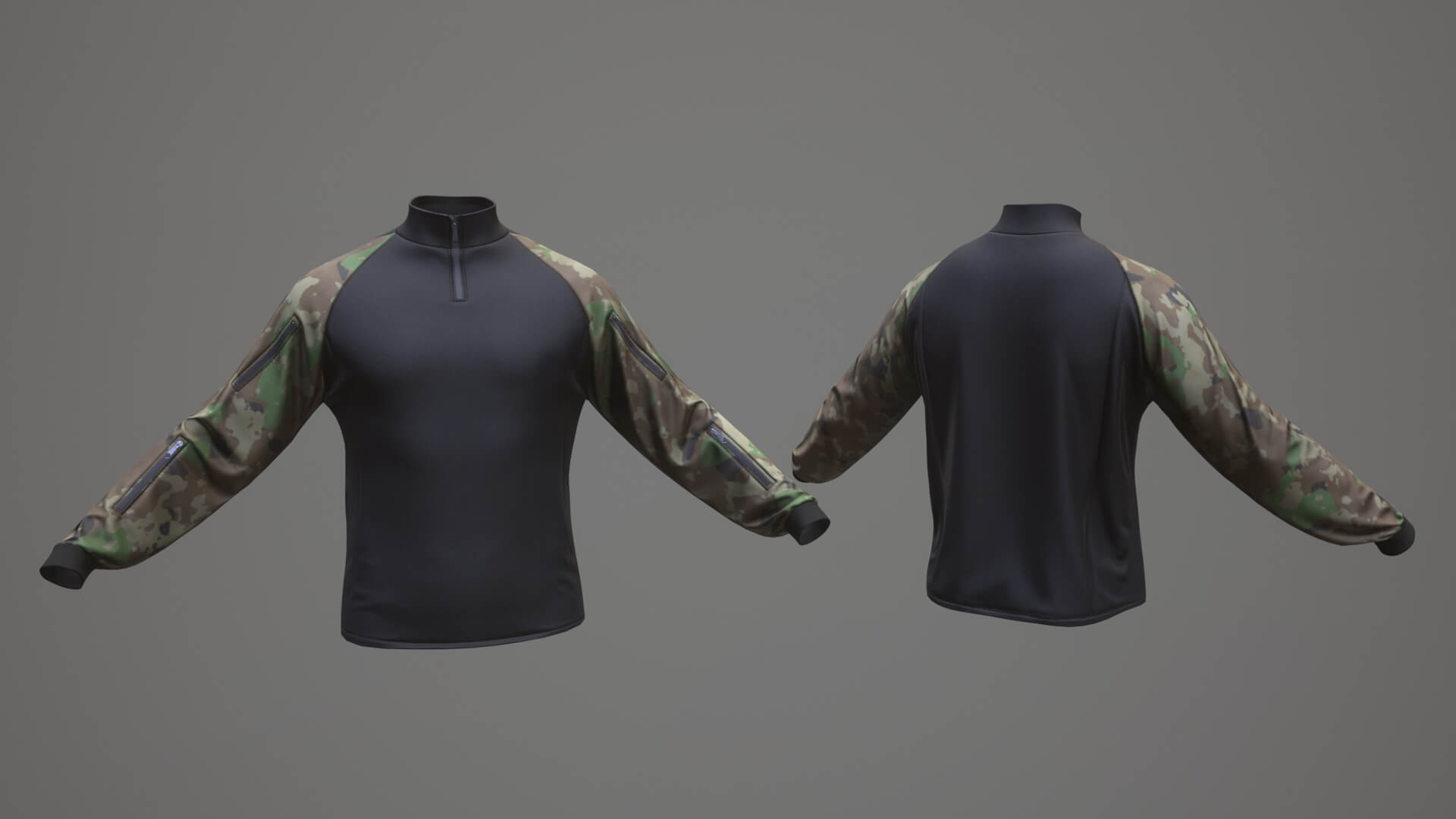 Military Style Clothes Pack 1A - 3D Model by Davlet