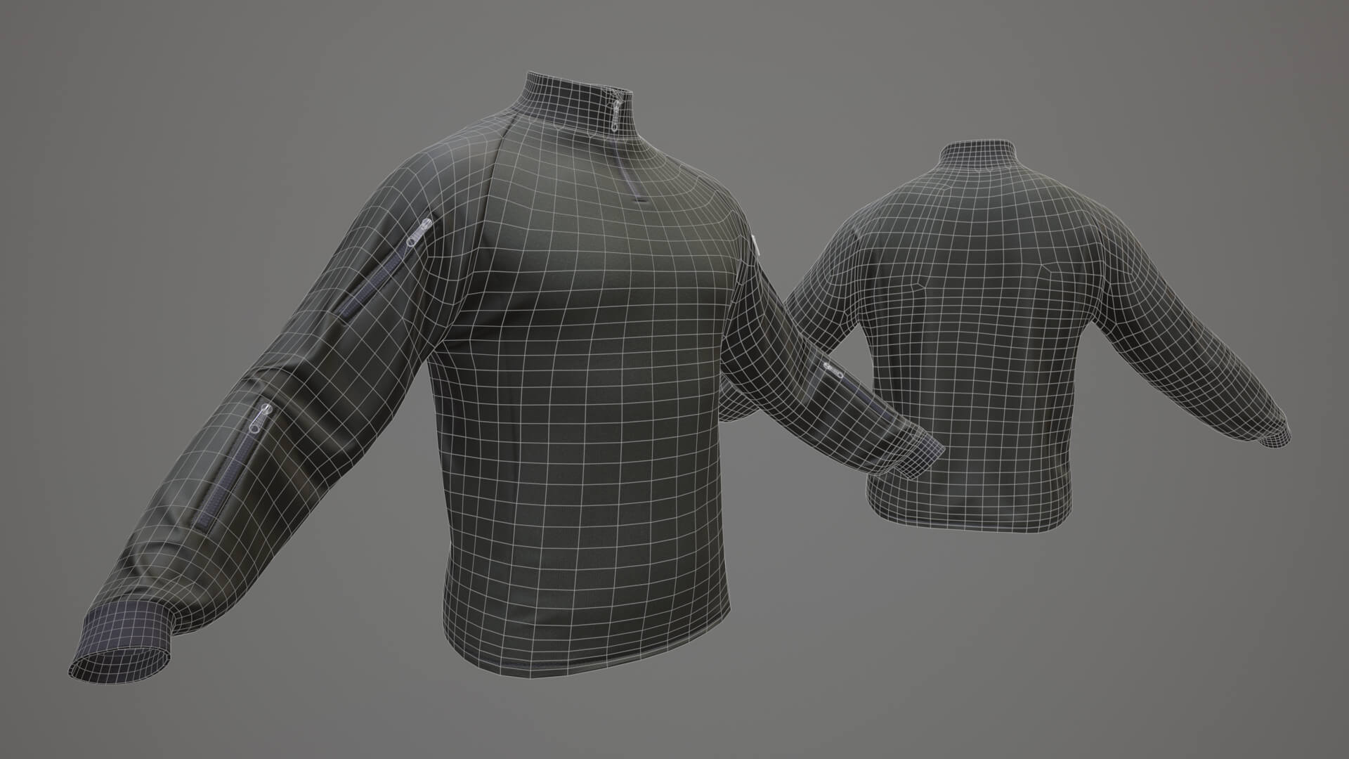 Military Style Clothes Pack 1A - 3D Model by Davlet