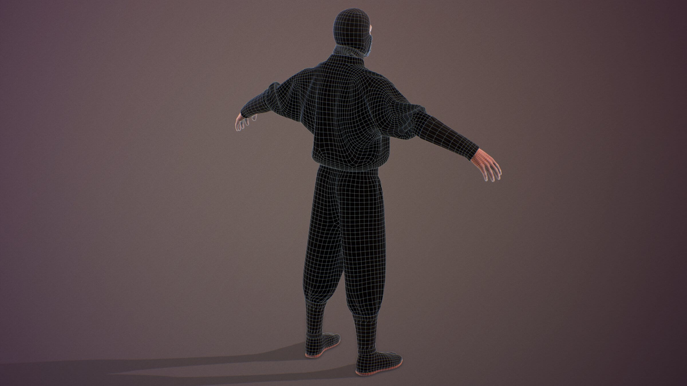 Ninja 01 - 3D Model by Davlet