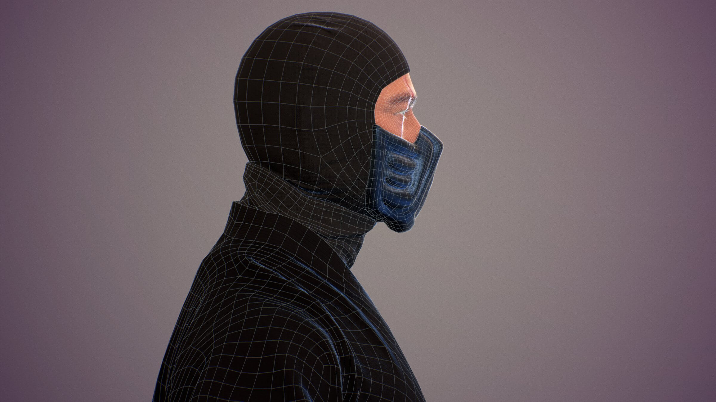 Ninja 01 - 3D Model by Davlet