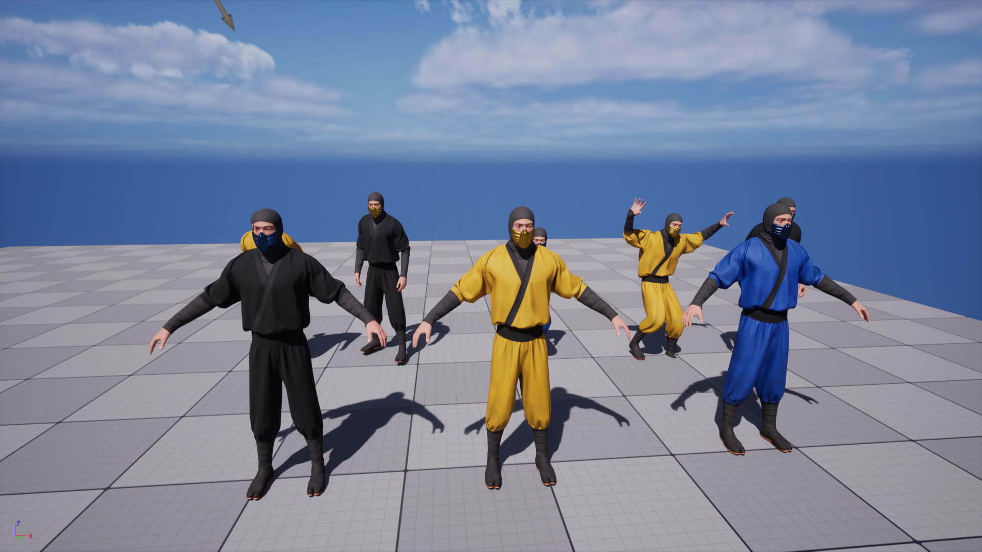 Ninja 03 - 3D Model by Davlet