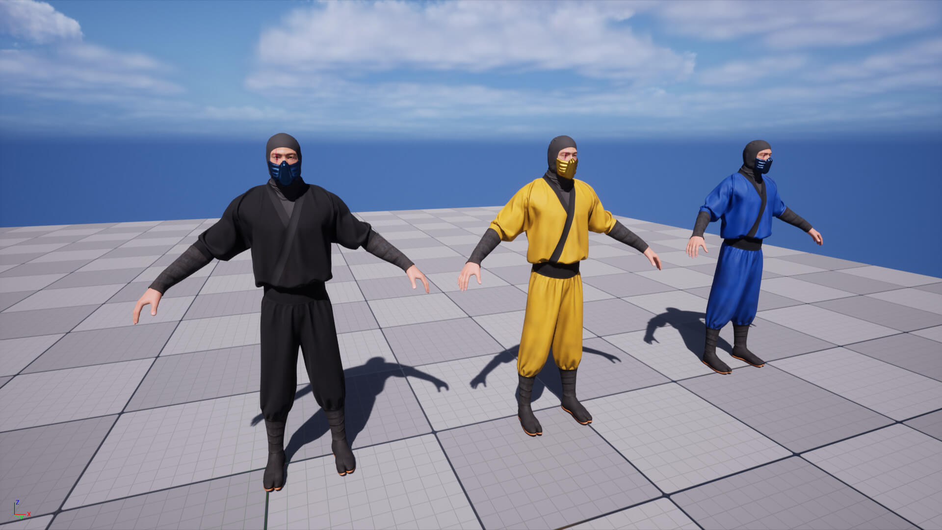 Ninja 03 - 3D Model by Davlet