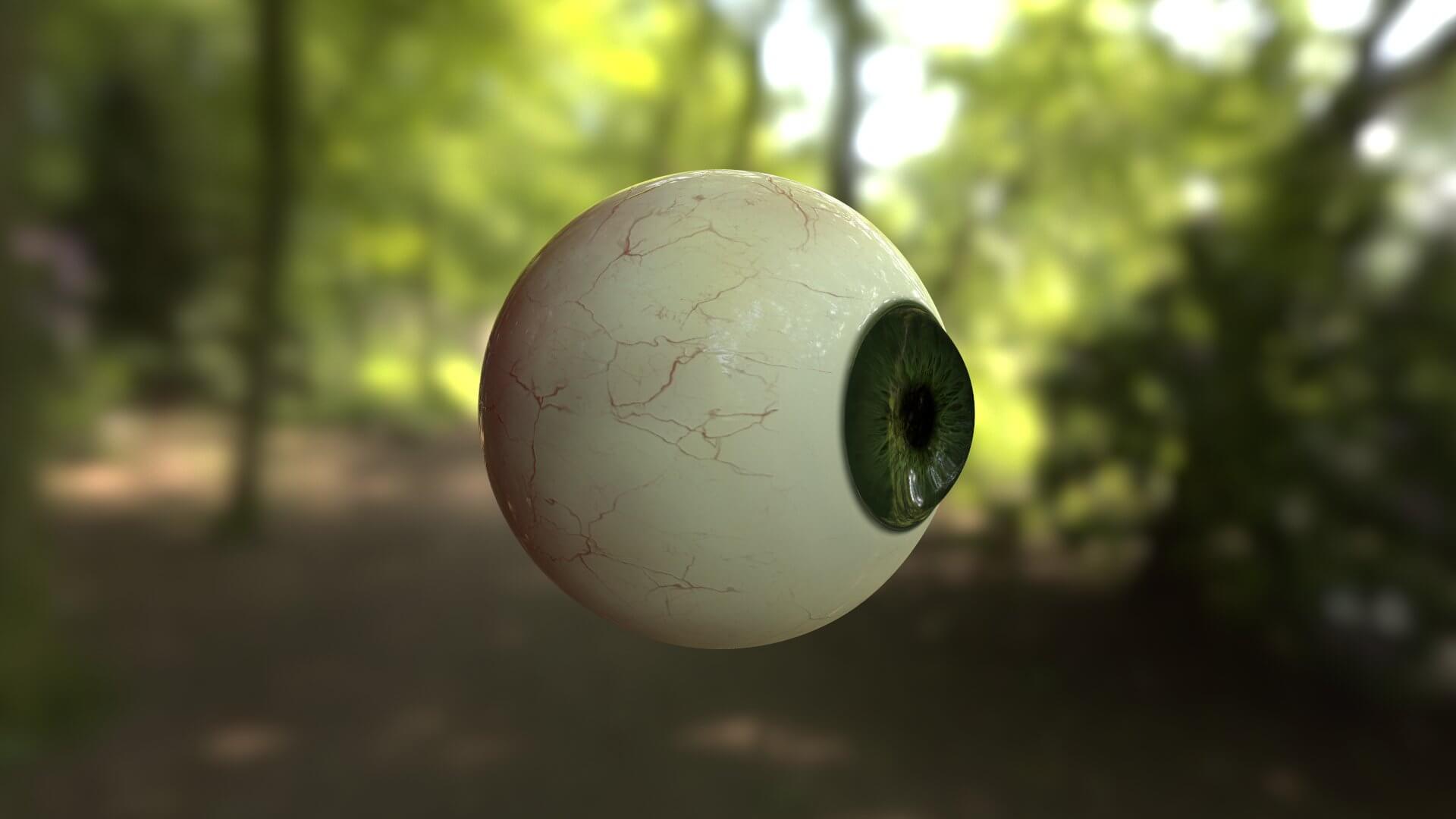 Realistic Eye For Game Characters - 3D Model by Davlet
