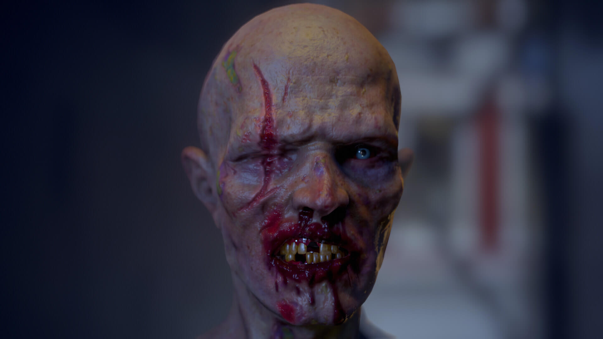 Realistic Zombie 01 - 3D Model by Davlet