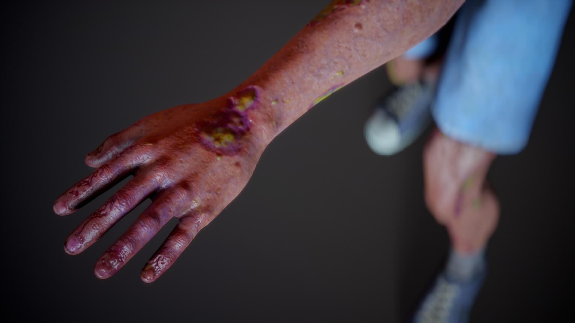 Realistic Zombie 01 - 3D Model by Davlet