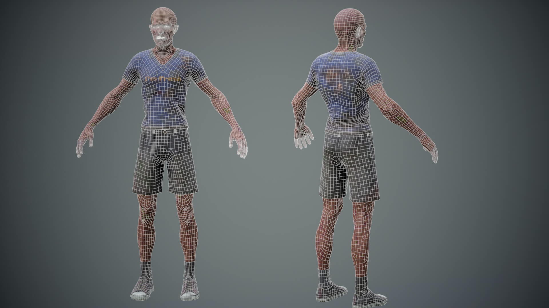 Realistic Zombie 01 - 3D Model by Davlet