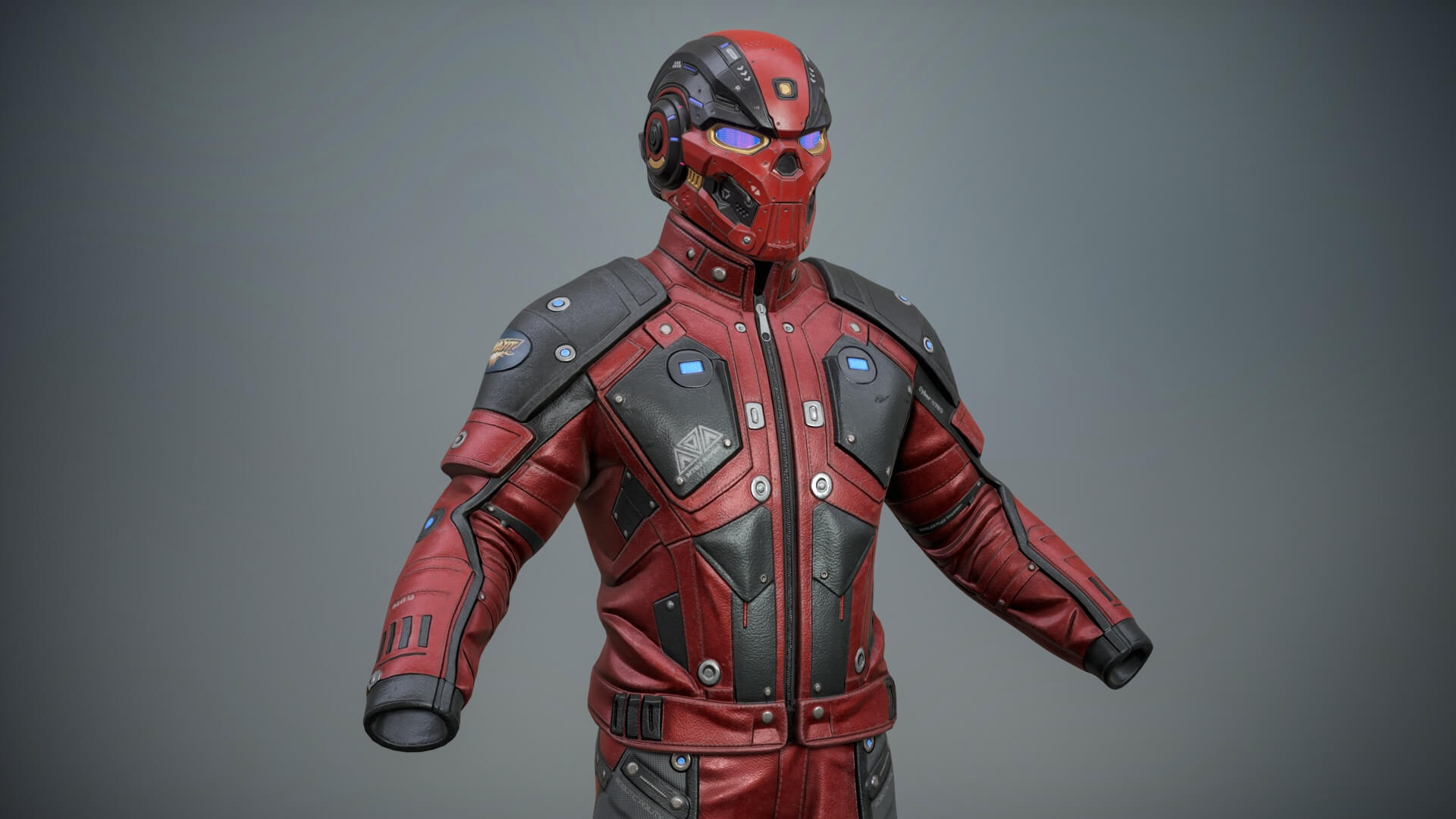 Sci Fi Cyberpunk Pack 01 - 3D Model by Davlet
