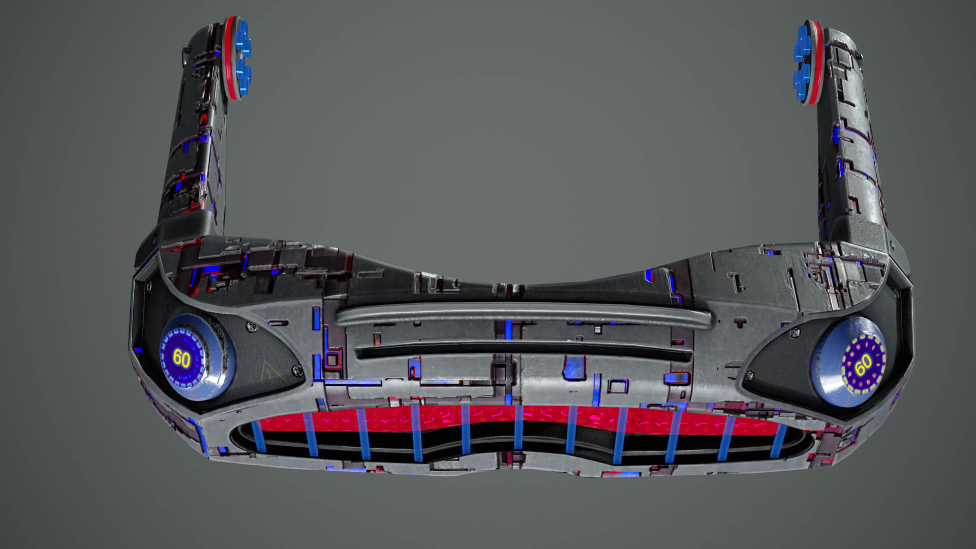 Sci-Fi Glasses Goggles 1 3D Model by Davlet