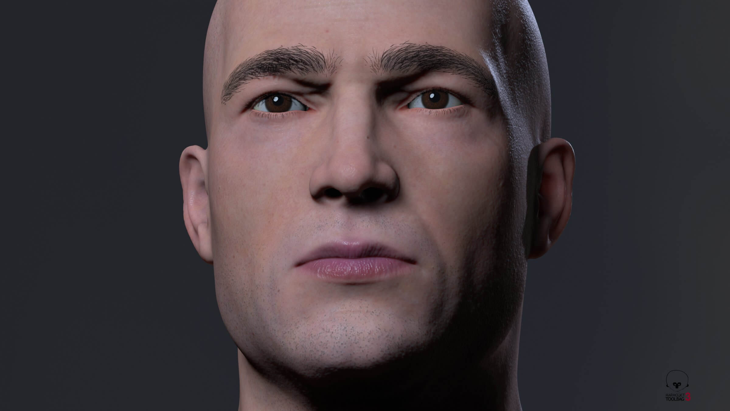 Soldier Head - 01 3D Model by Davlet