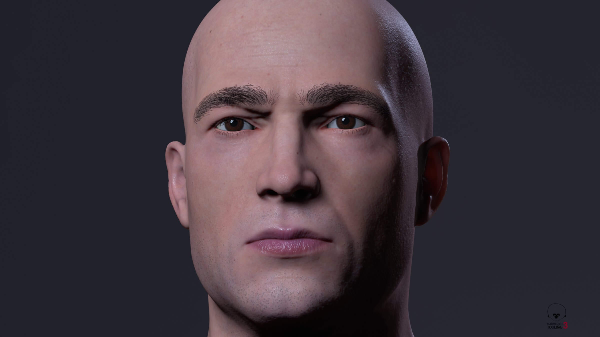 Soldier Head - 01 3D Model by Davlet