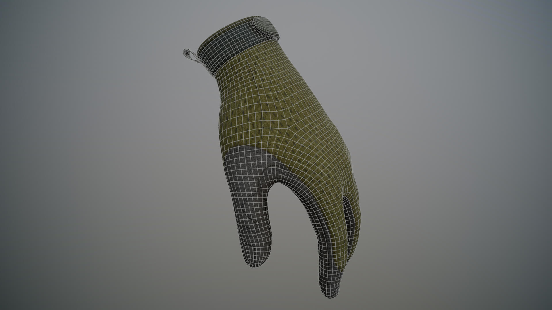 Tactical Combat Gloves 04 - 3D Model by Davlet