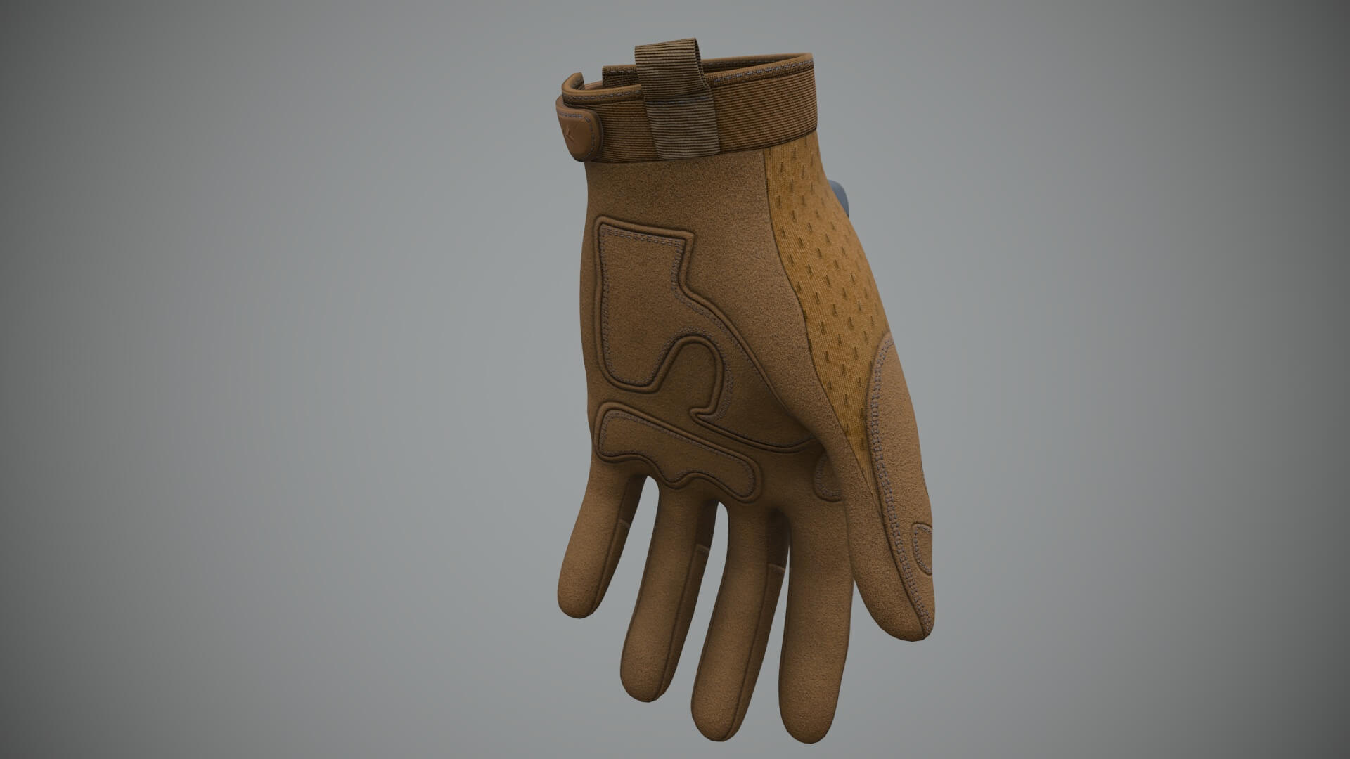Tactical Combat Gloves 05 - 3D Model by Davlet