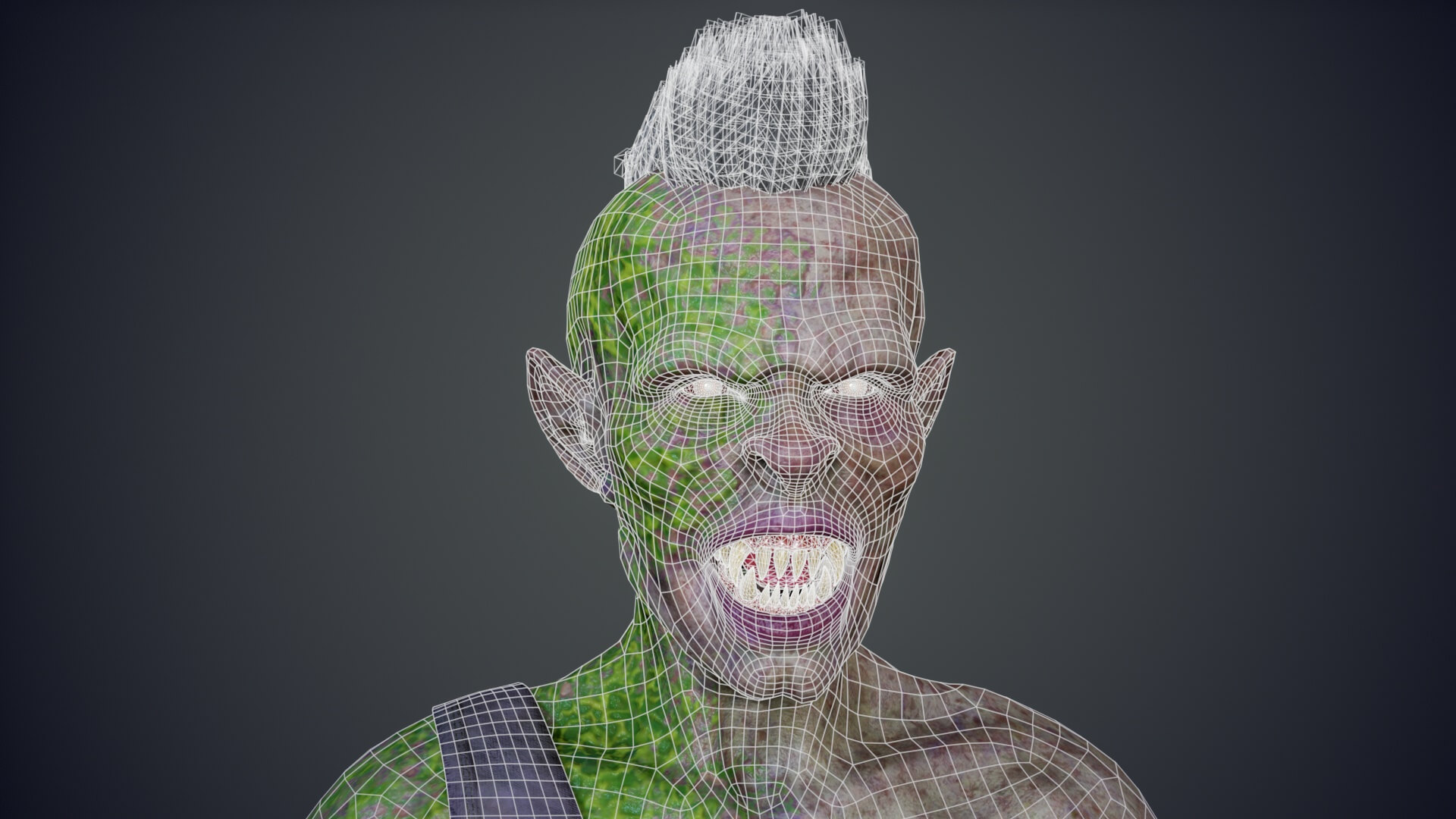 Wild Zombie - Infection Level 2 3D Model by Davlet