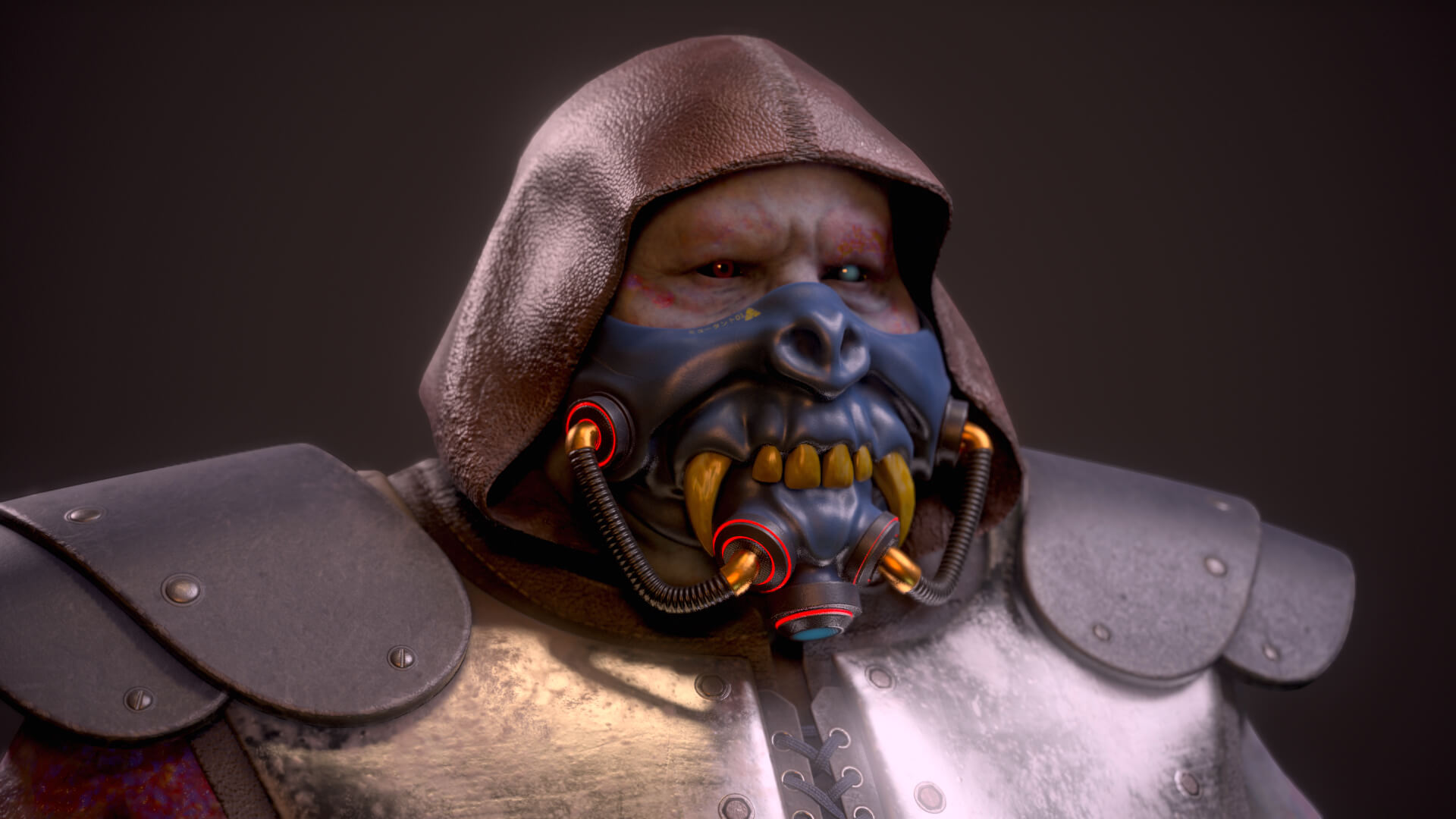 Zombie Boss (Rigged) - 3D Model by Davlet