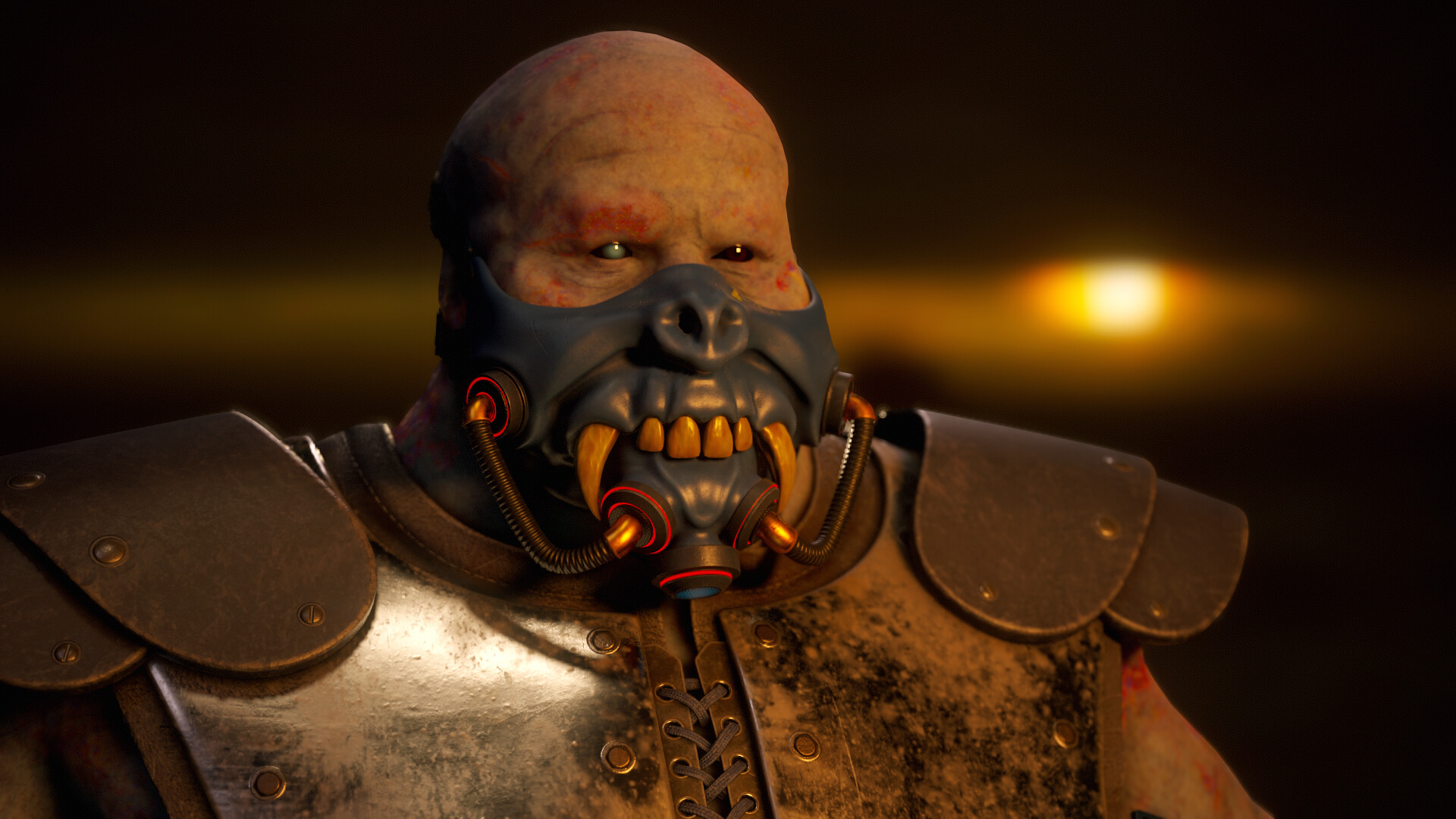 Zombie Boss (Rigged) - 3D Model by Davlet