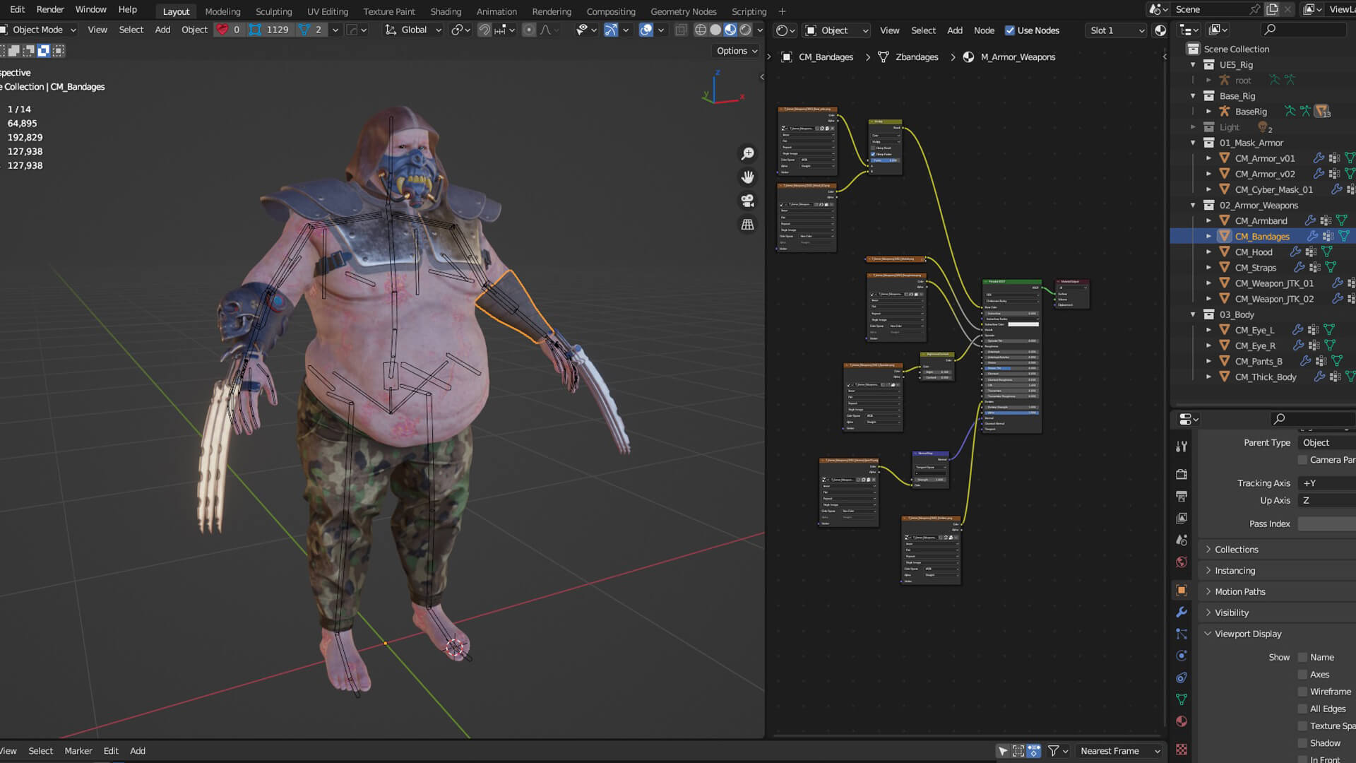 Zombie Boss (Rigged) - 3D Model by Davlet