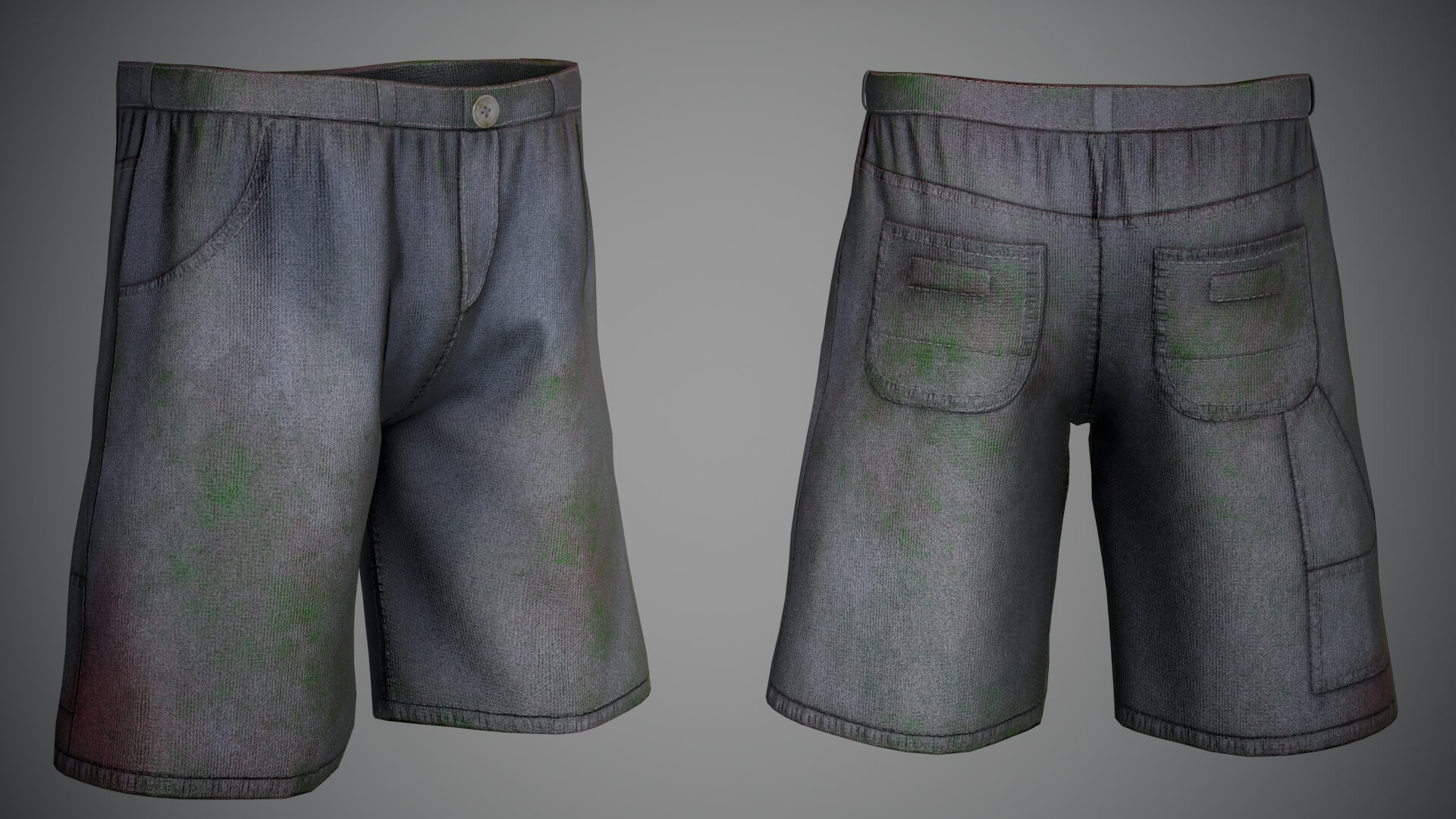 Zombie Clothes Pack 1 - 3D Model by Davlet
