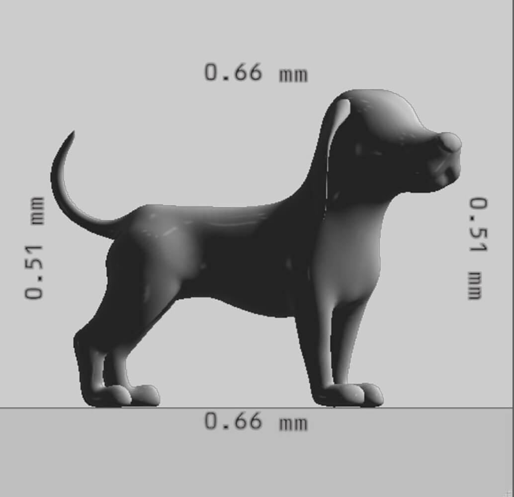 Beagle Dog Standing - 3D Model by dawnhurt