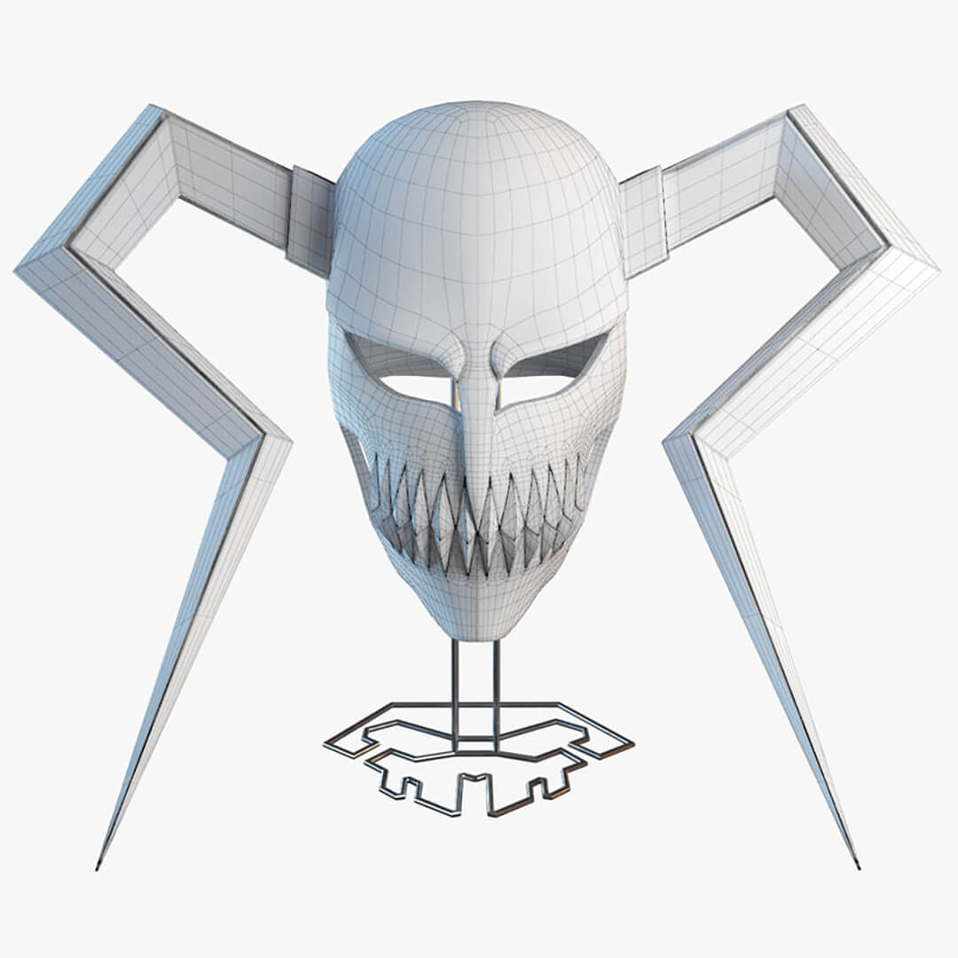 Bleach Ichigo's Hollow Mask STL - 3D Model by dawnhurt
