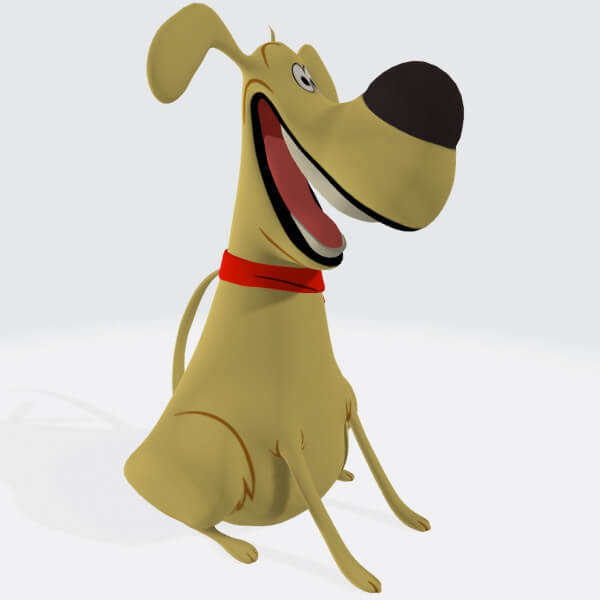 Labrador Retriever Dog 3D Model Ready to Print 3D Render