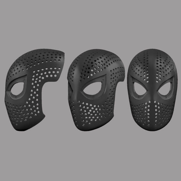 Spiderman Homecoming Figurines 3D Model Ready to Print 3D Render