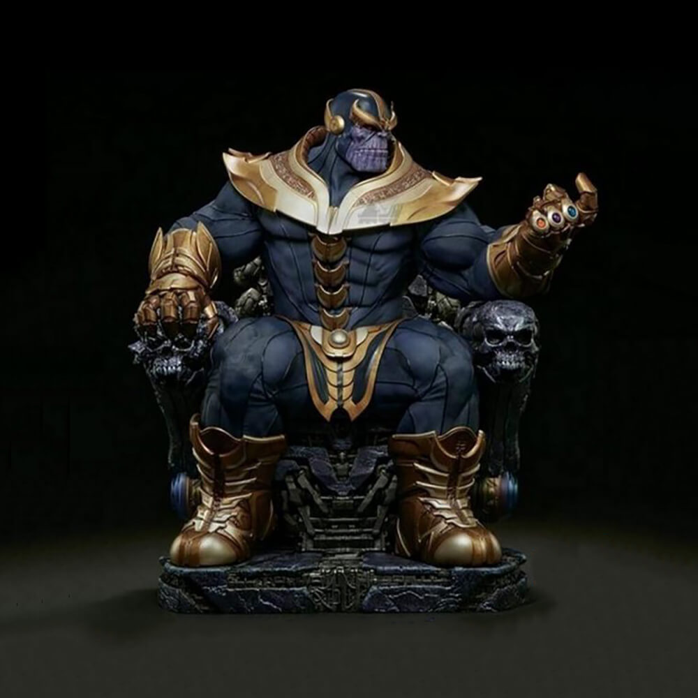 Thanos on Throne 3D Model Ready to Print 3D Render by dawnhurt