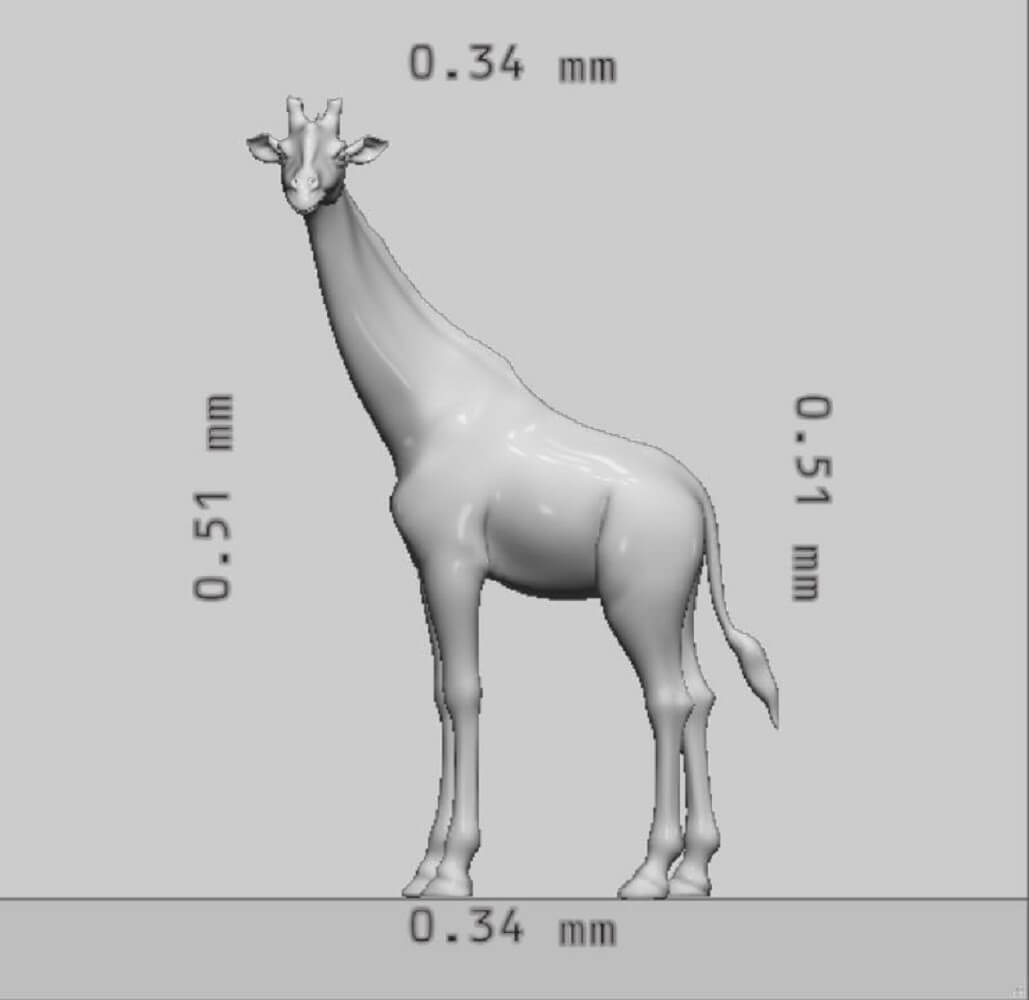 Giraffe Animal - 3D Model by dawnhurt
