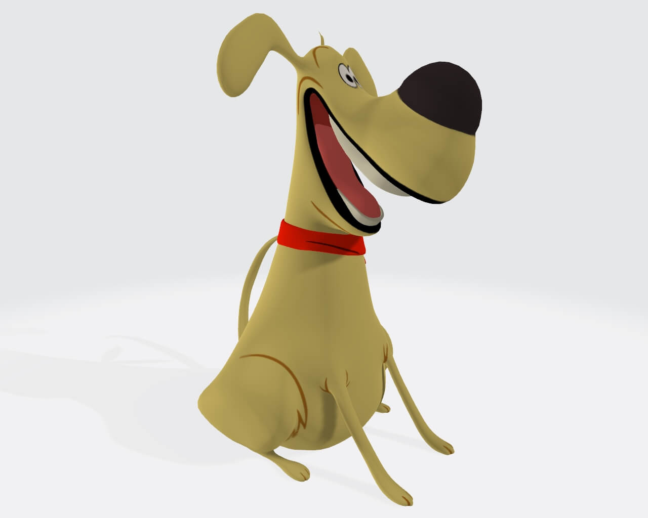 Labrador Retriever Cartoon - 3D Model by dawnhurt