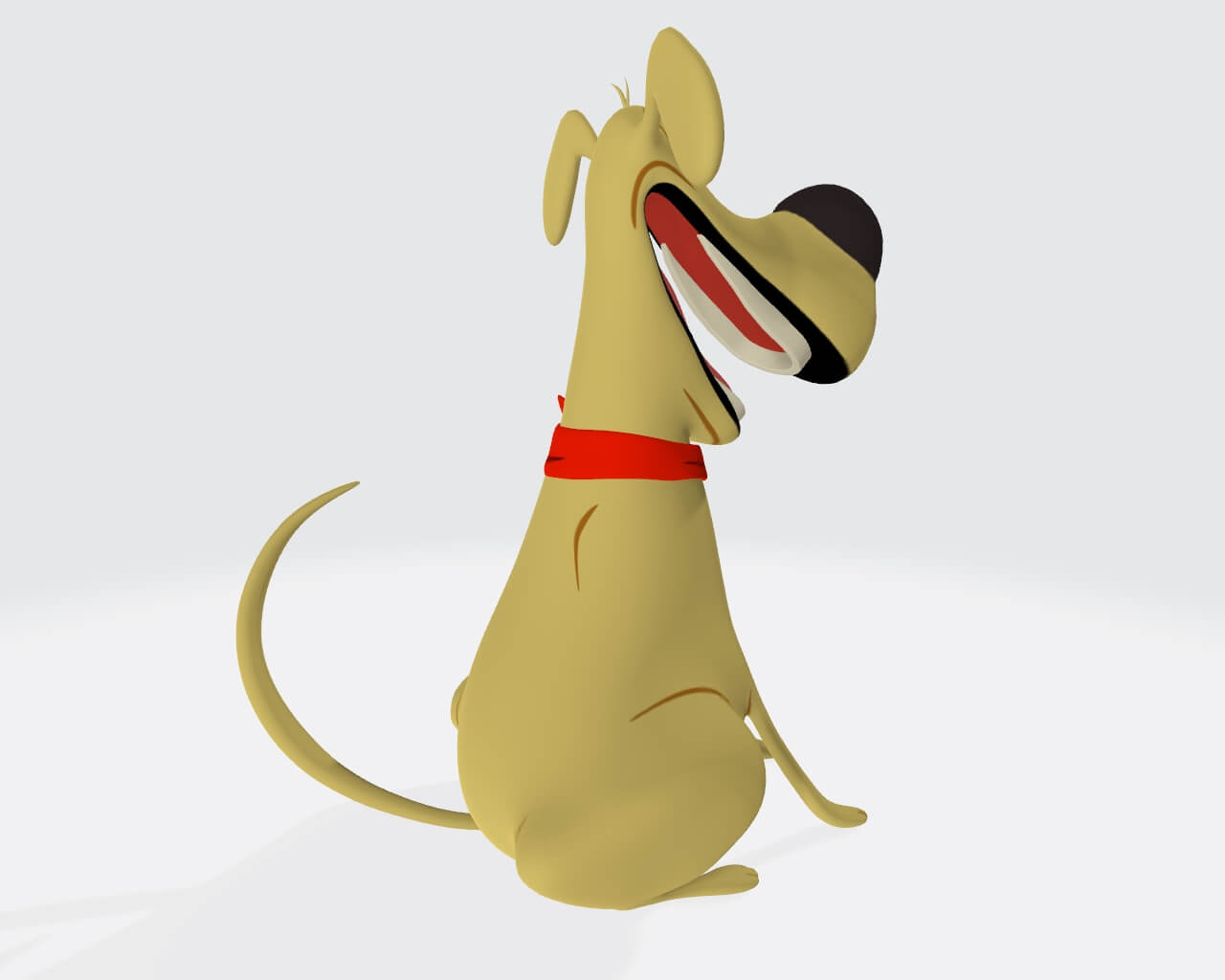 Labrador Retriever Cartoon - 3D Model by dawnhurt