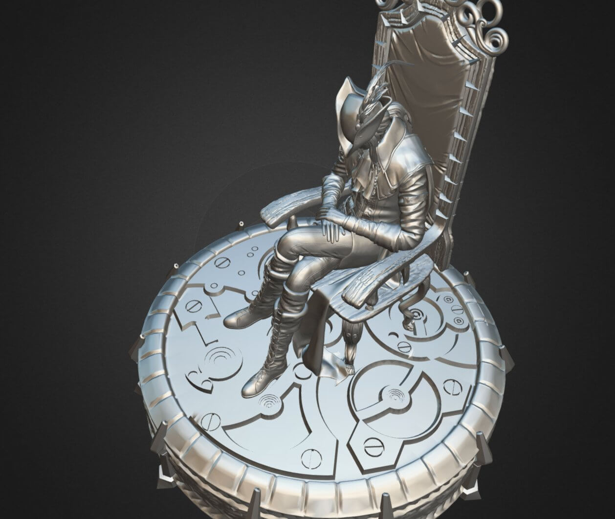 Lady Maria Bloodborne Figure - 3D Model by dawnhurt