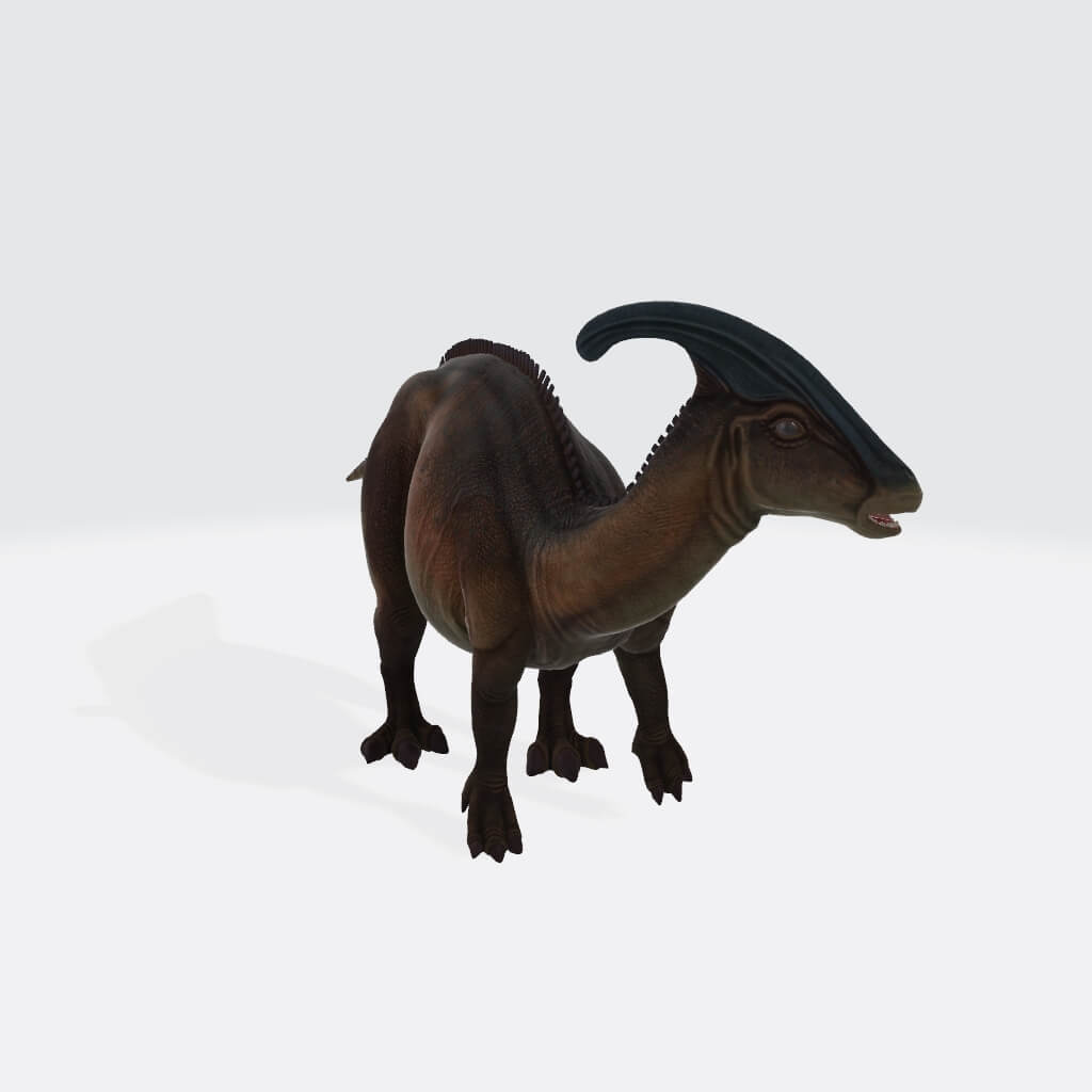 Parasaurolophus Dinasau - 3D Model by dawnhurt