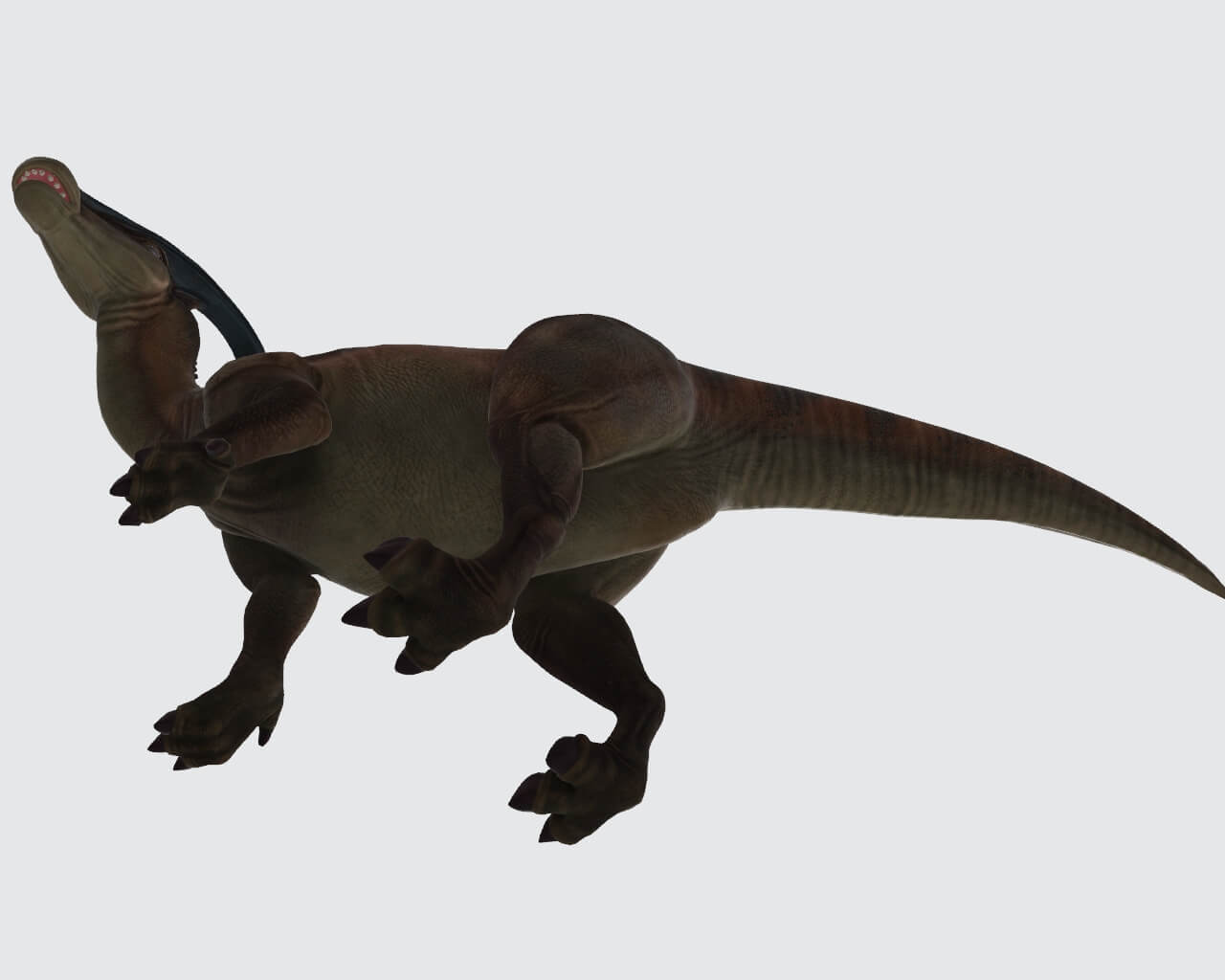 Parasaurolophus Dinasau - 3D Model by dawnhurt