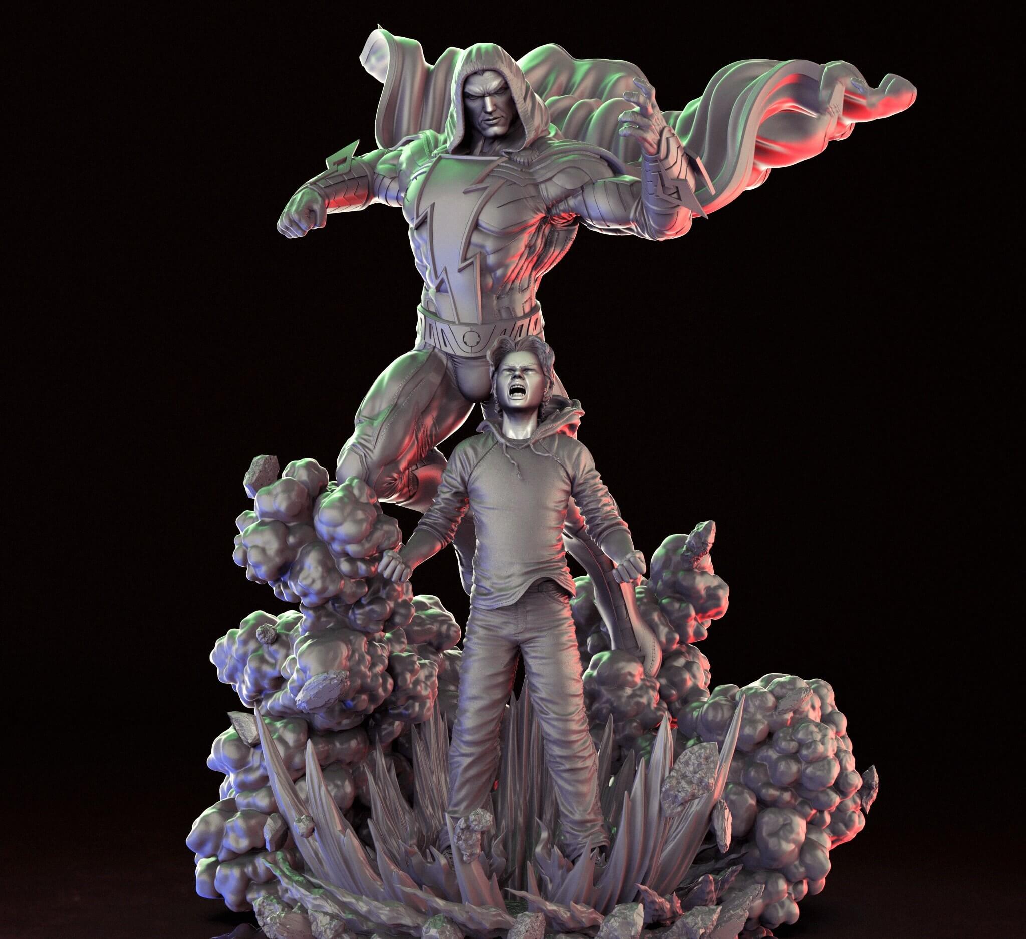 Shazam Billy Batson - 3D Model by dawnhurt