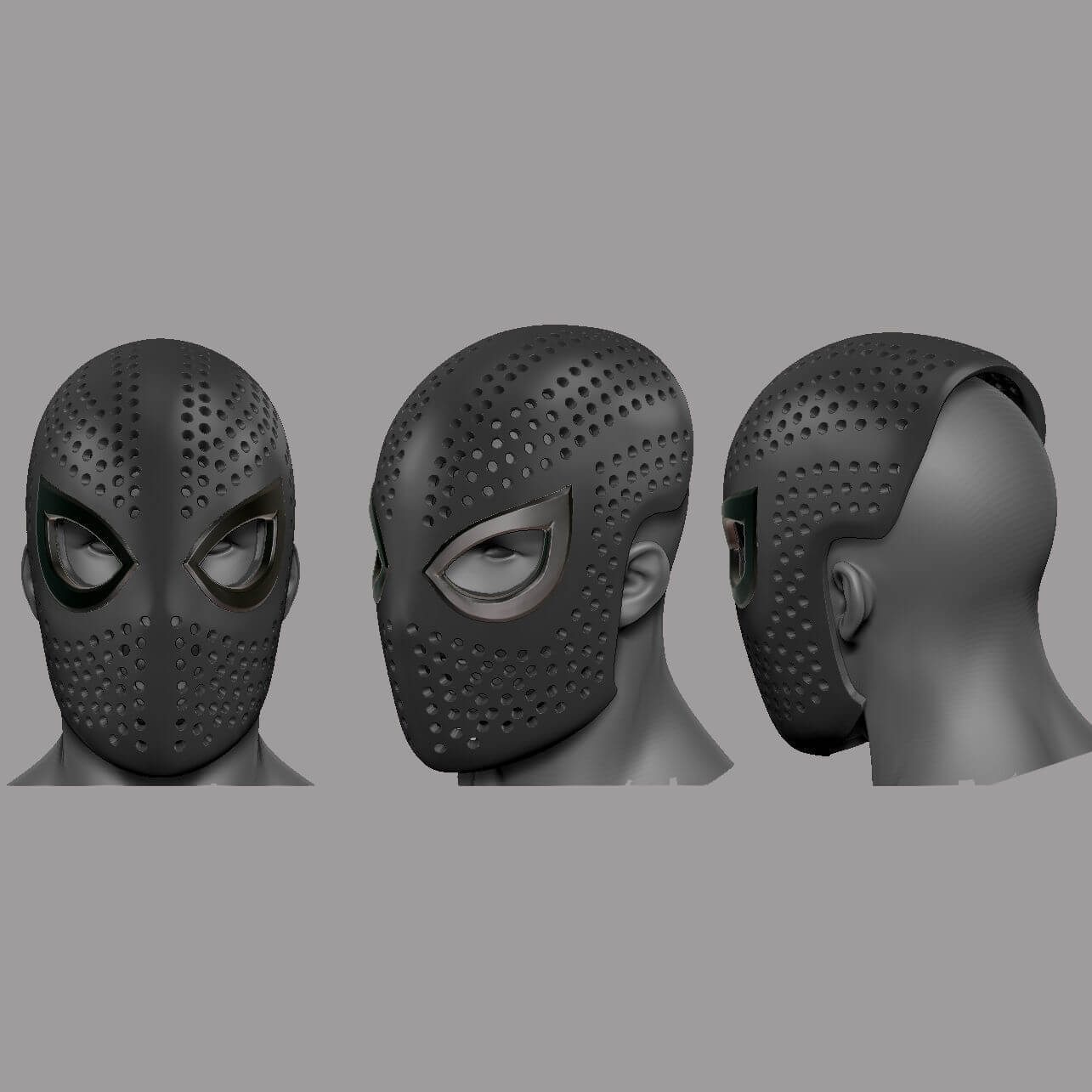 Spider Man Mask - 3D Model by dawnhurt