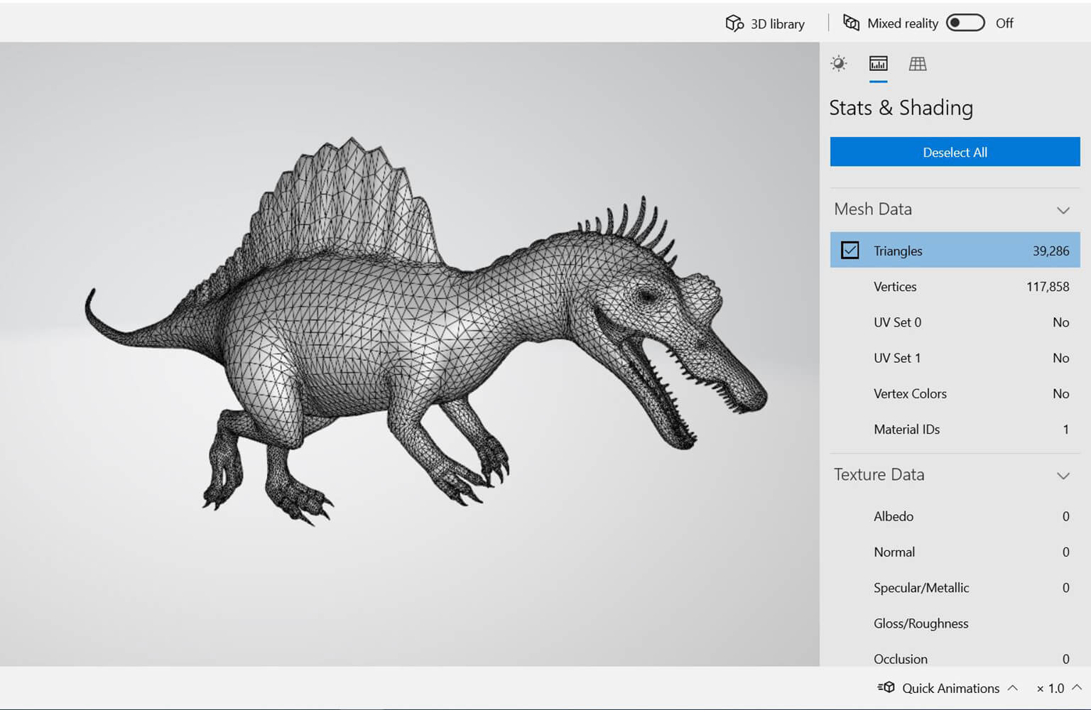 Spinosaurus Dinosaur - 3D Print Model by dawnhurt