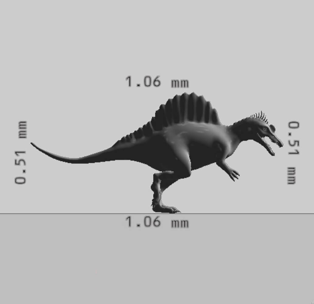 Spinosaurus Dinosaur - 3D Model by dawnhurt